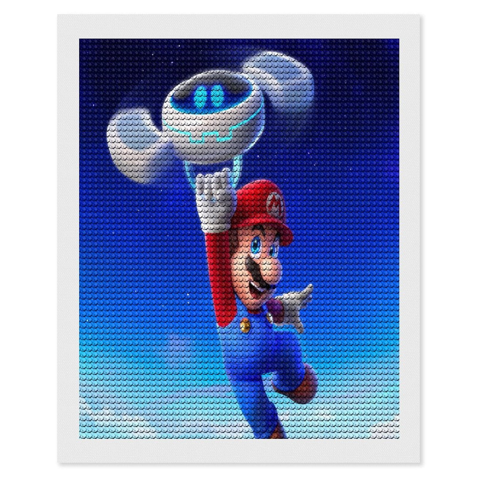 Mario Diamond Art Kits for Adults Diamond Art Gem Art Painting Full ...