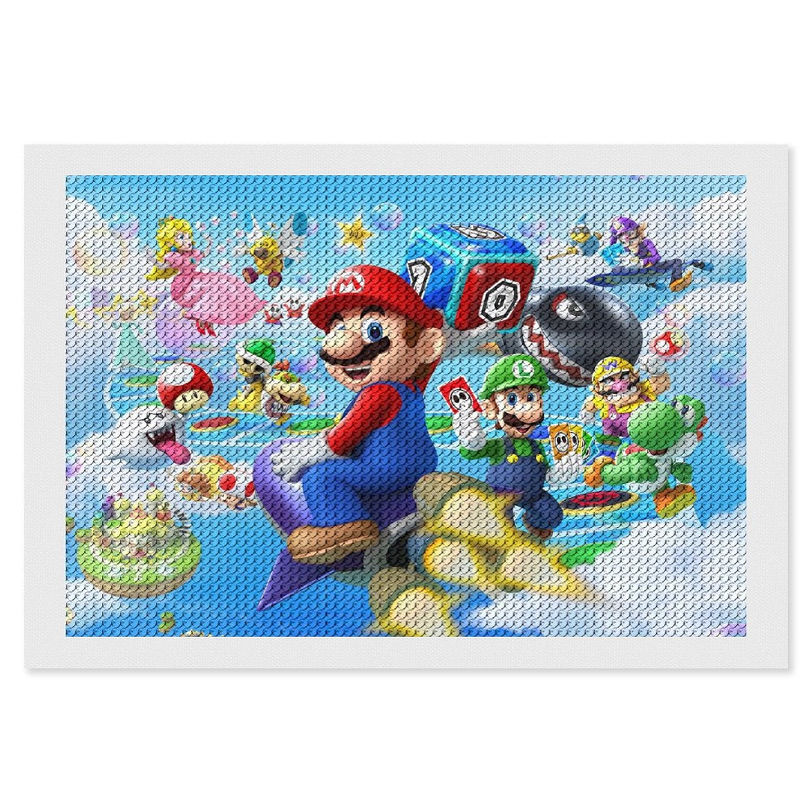 Mario Diamond Art Kits for Adults Diamond Art Gem Art Painting Full ...