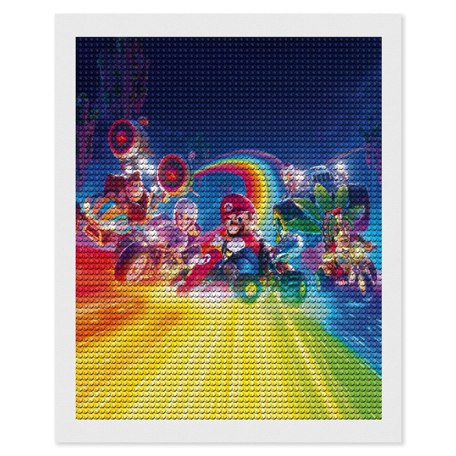 Mario Diamond Art Kits for Adults Diamond Art Gem Art Painting Full ...