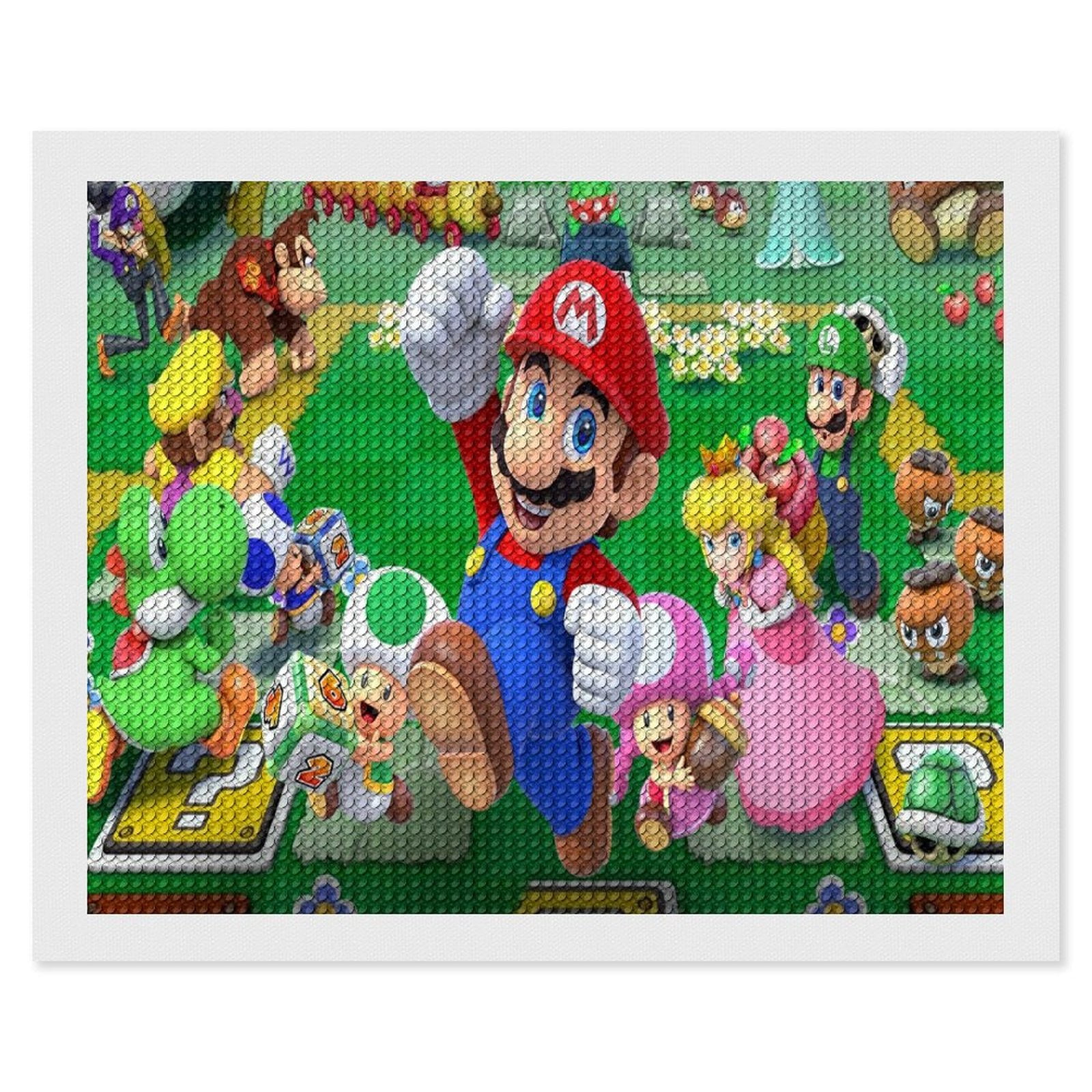 Mario Diamond Art Kits for Adults Diamond Art Gem Art Painting Full ...
