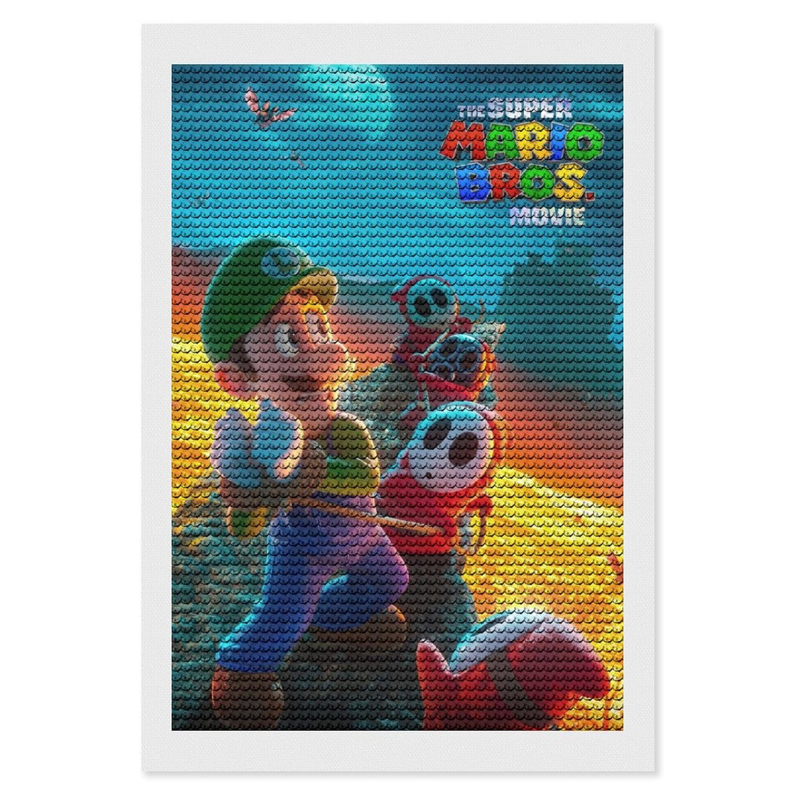 Mario Diamond Art Kits for Adults Diamond Art Gem Art Painting Full ...