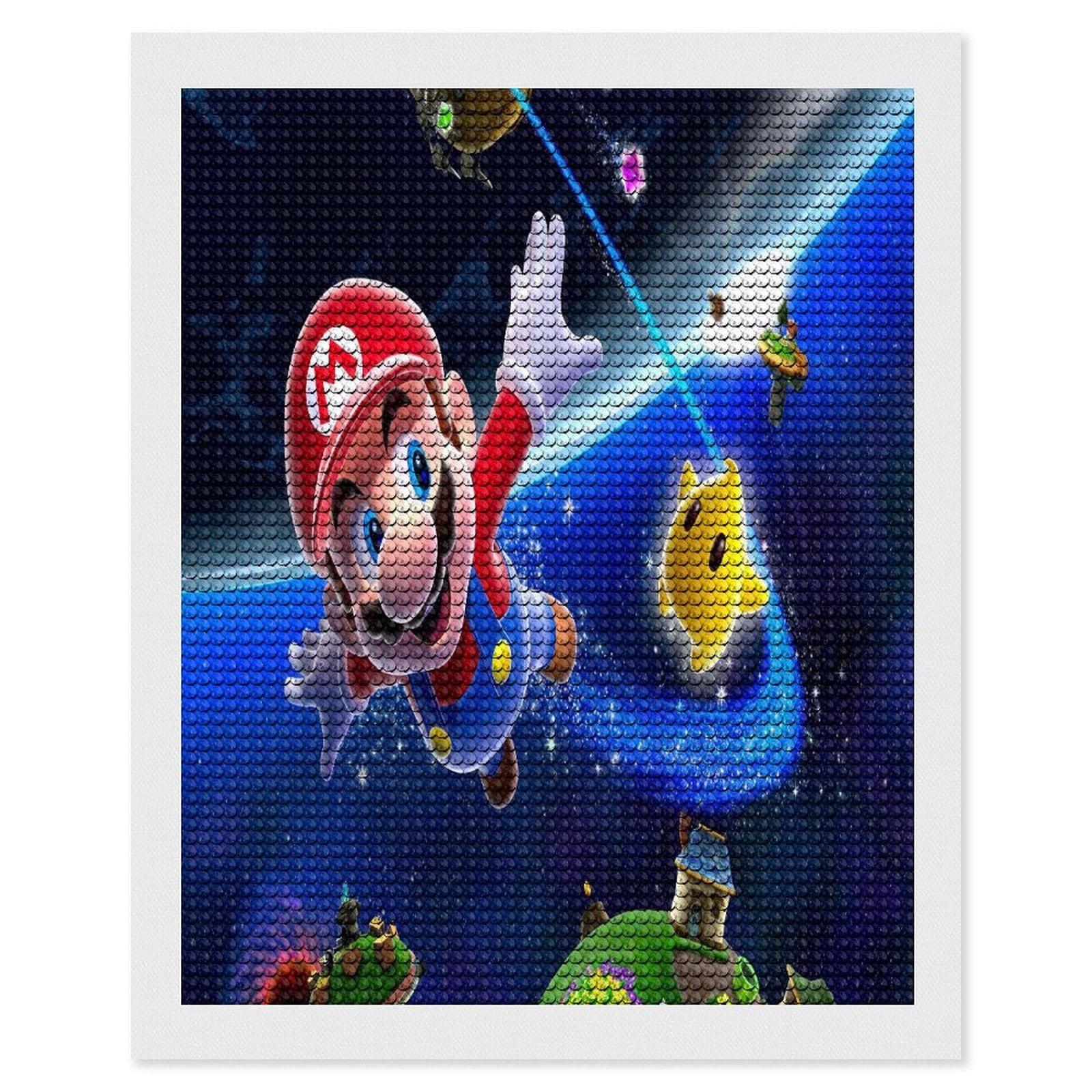 Mario Diamond Art Kits for Adults Diamond Art Gem Art Painting Full ...