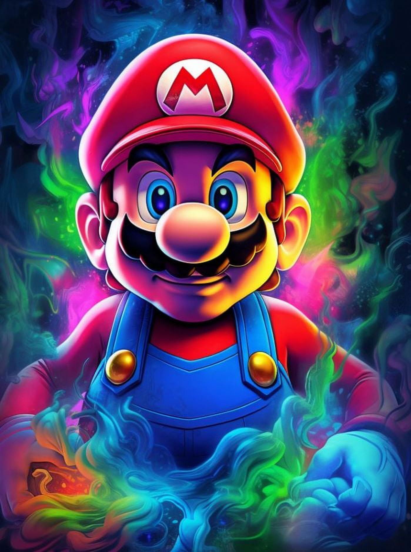 Mario Diamond Art Kits for Aduts, Diamond Painting for Kids, Full Drill ...