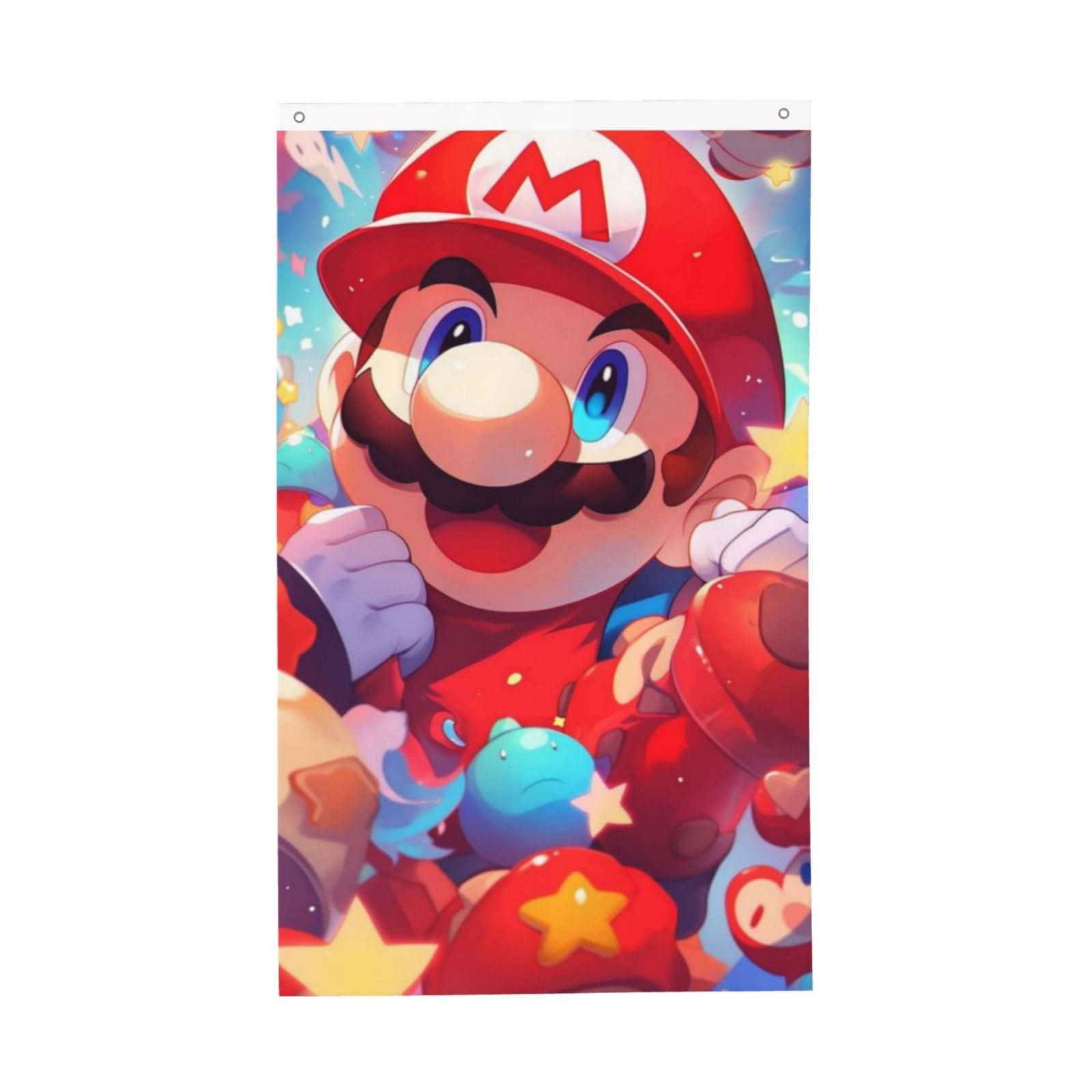 Mario Flag, 3x5FT Garden Flags, Spring Seasonal Flag for Outdoor ...