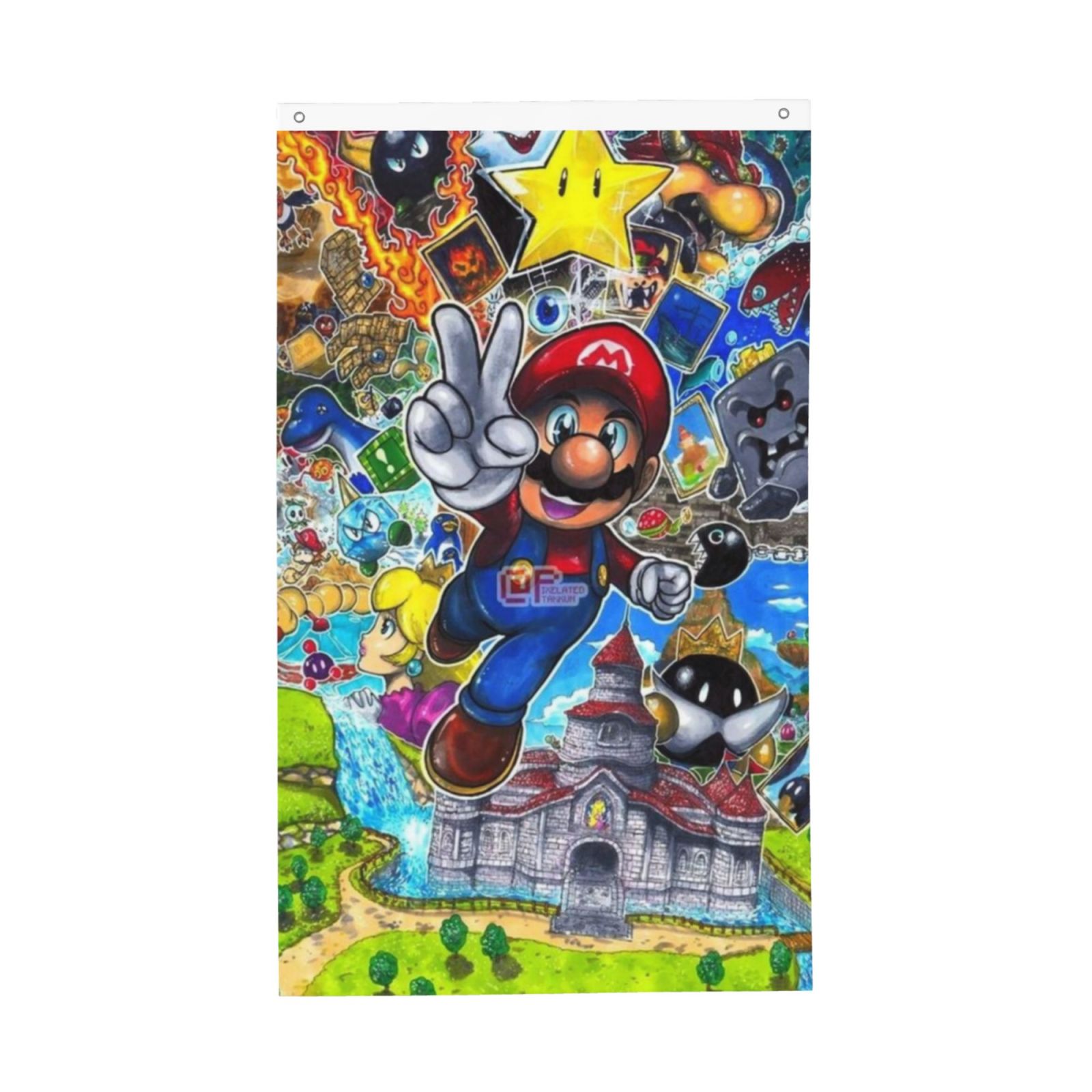 Mario Flag, 3x5FT Garden Flags, Spring Seasonal Flag for Outdoor ...