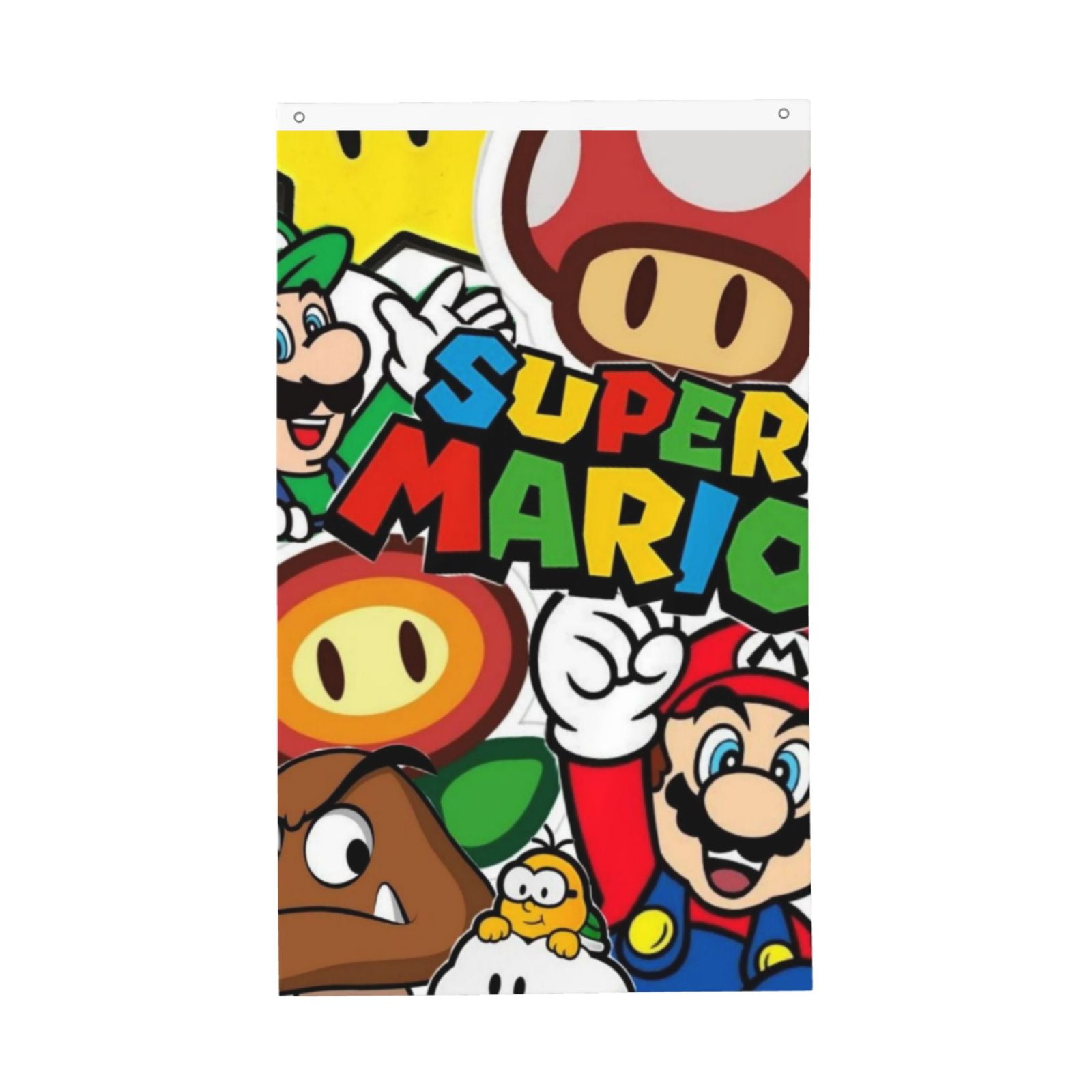Mario Flag, 3x5FT Garden Flags, Spring Seasonal Flag for Outdoor ...
