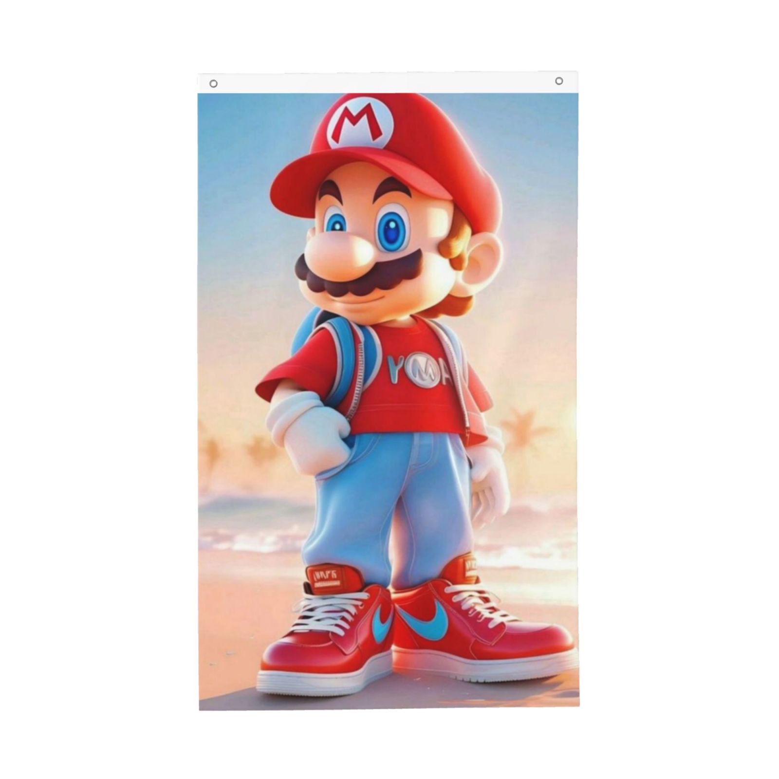 Mario Flag, 3x5FT Garden Flags, Spring Seasonal Flag for Outdoor ...