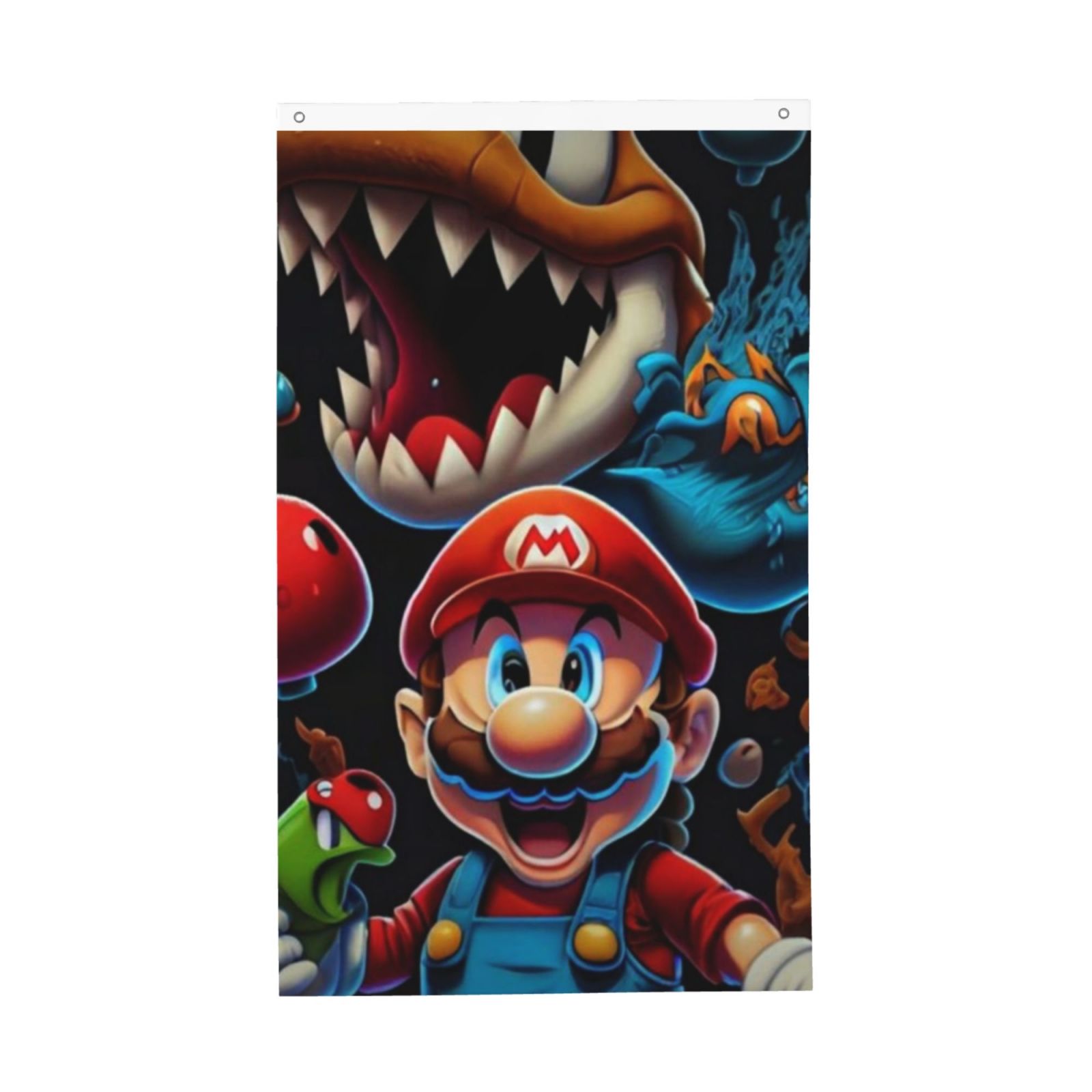 Mario Flag, 3x5FT Garden Flags, Spring Seasonal Flag for Outdoor ...