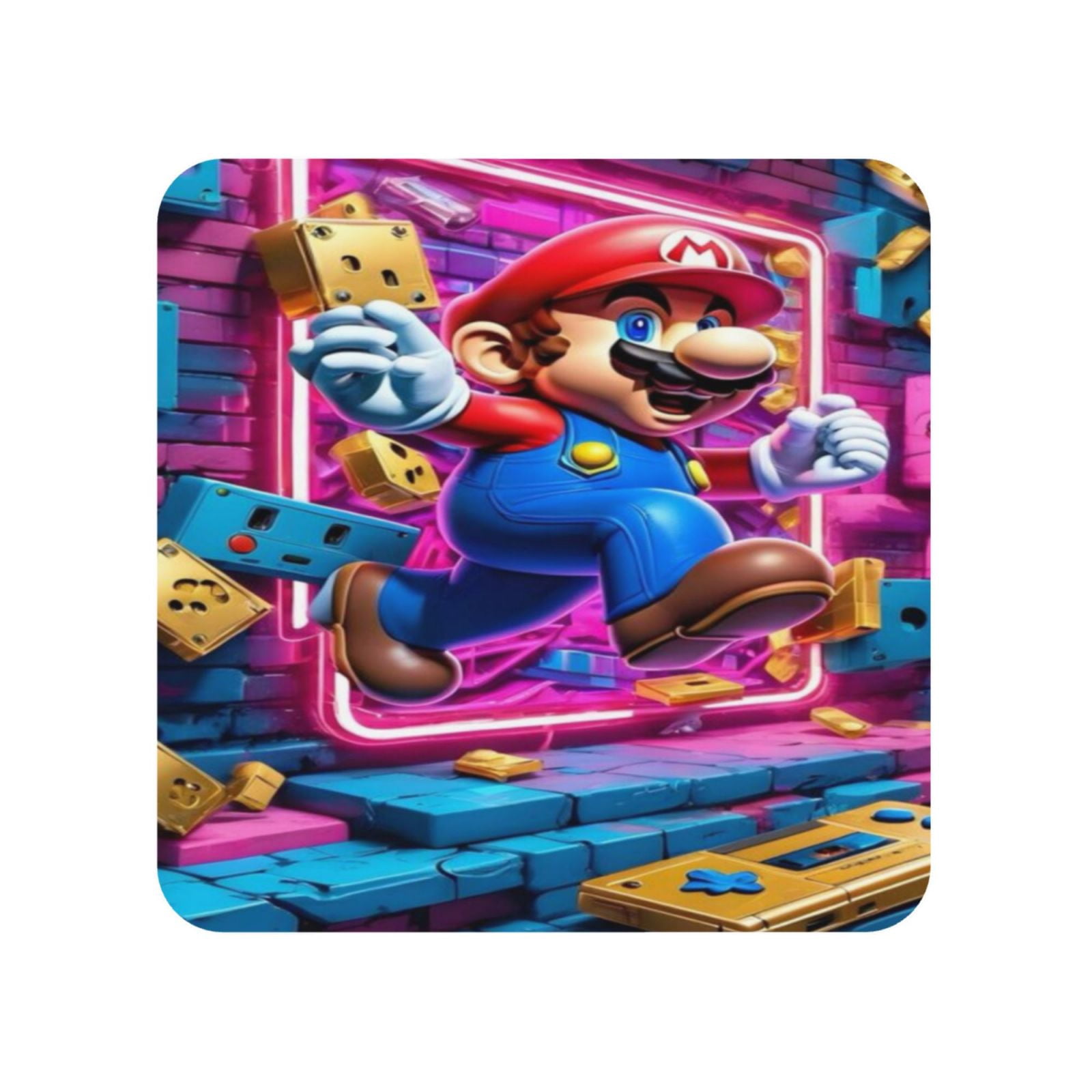 Mario Fridge Magnets, Acrylic Magnetic Refrigerator Sticker Decoration ...