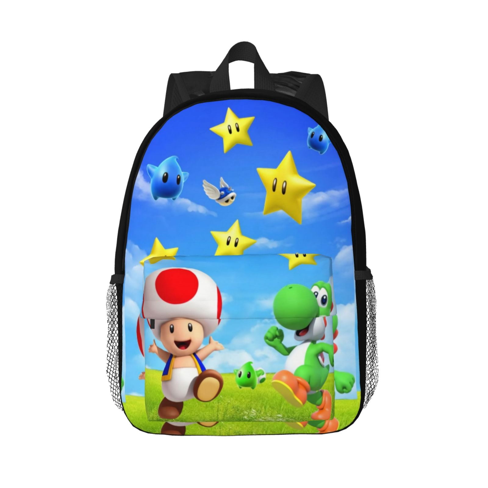 Mario Friends Chinobio Yoshi Backpacks with Side Pockets-Durable ...