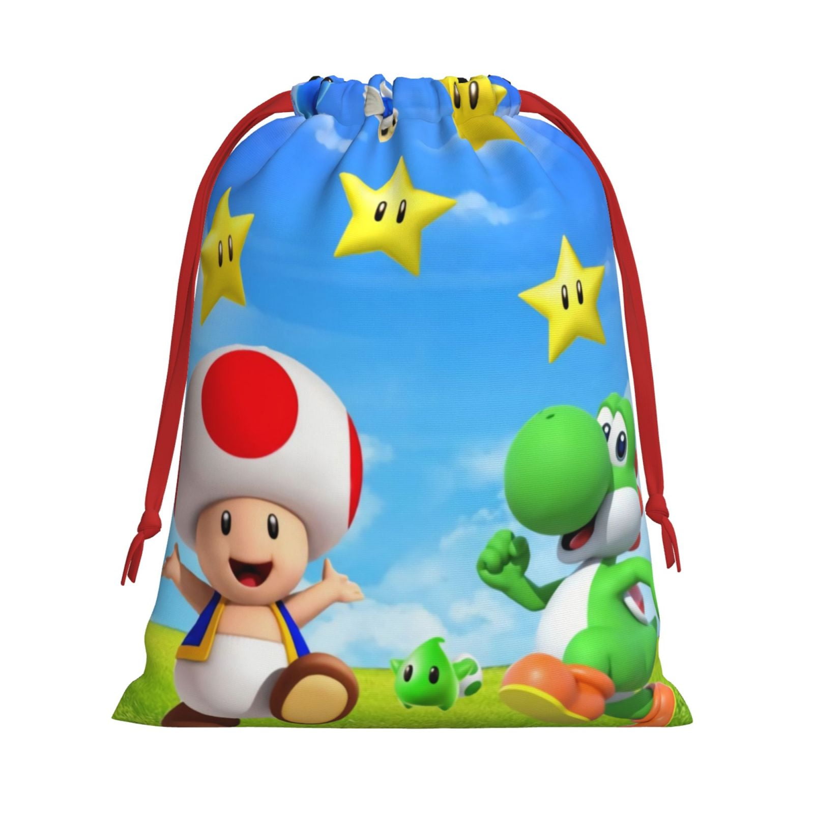 Mario Friends Chinobio Yoshi Gift Bags,Christmas Gift Bags,Drawstring ...