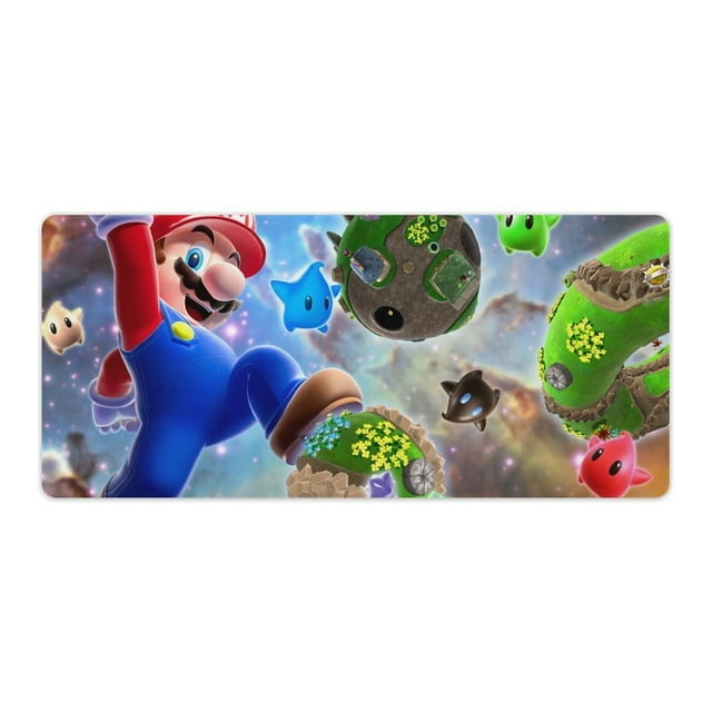 Mario Galaxy Extended Gaming Mouse Pad No-sliped Large Desk Mat ...