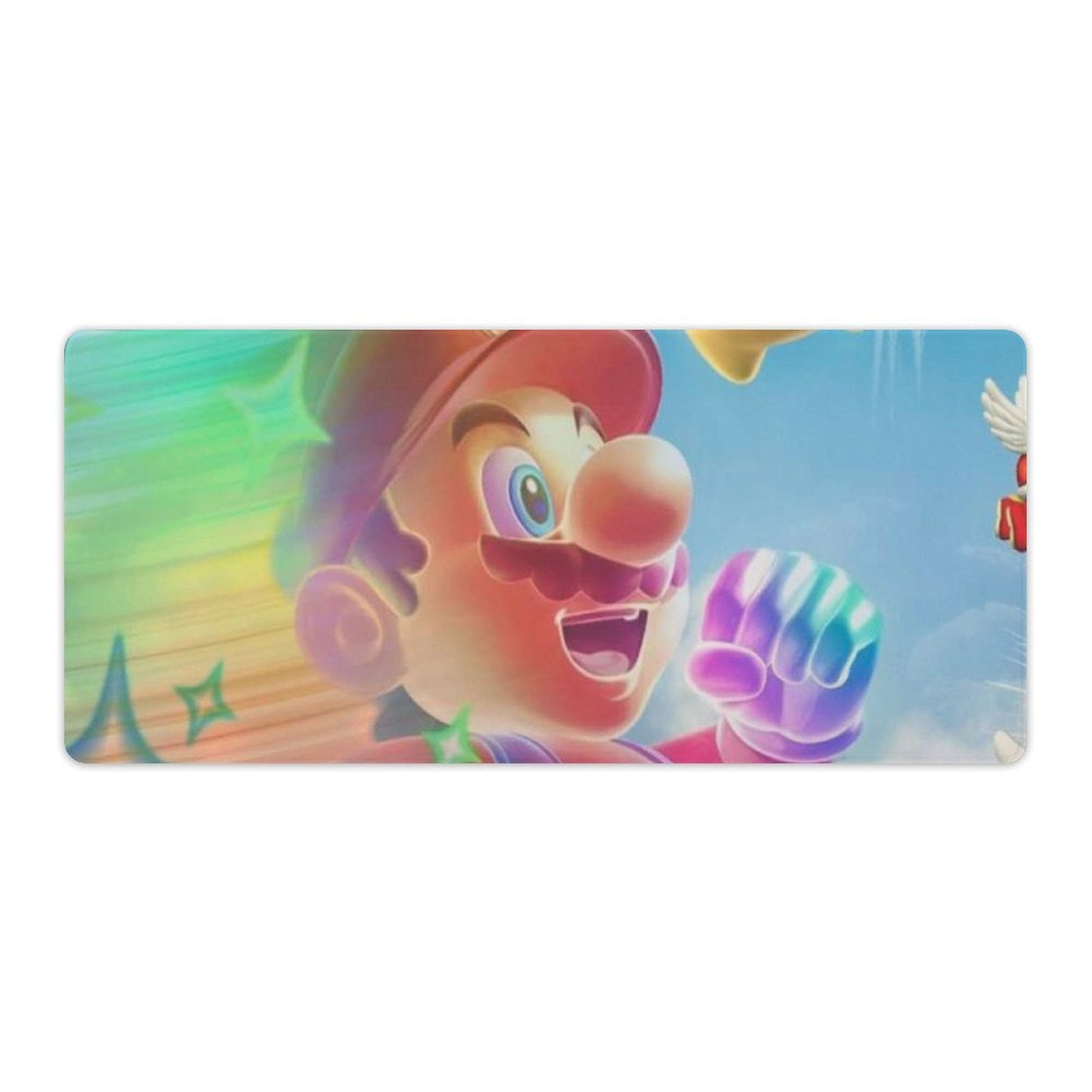 Mario Game Extended Gaming Mouse Pad No-sliped Large Desk Mat Stitched ...