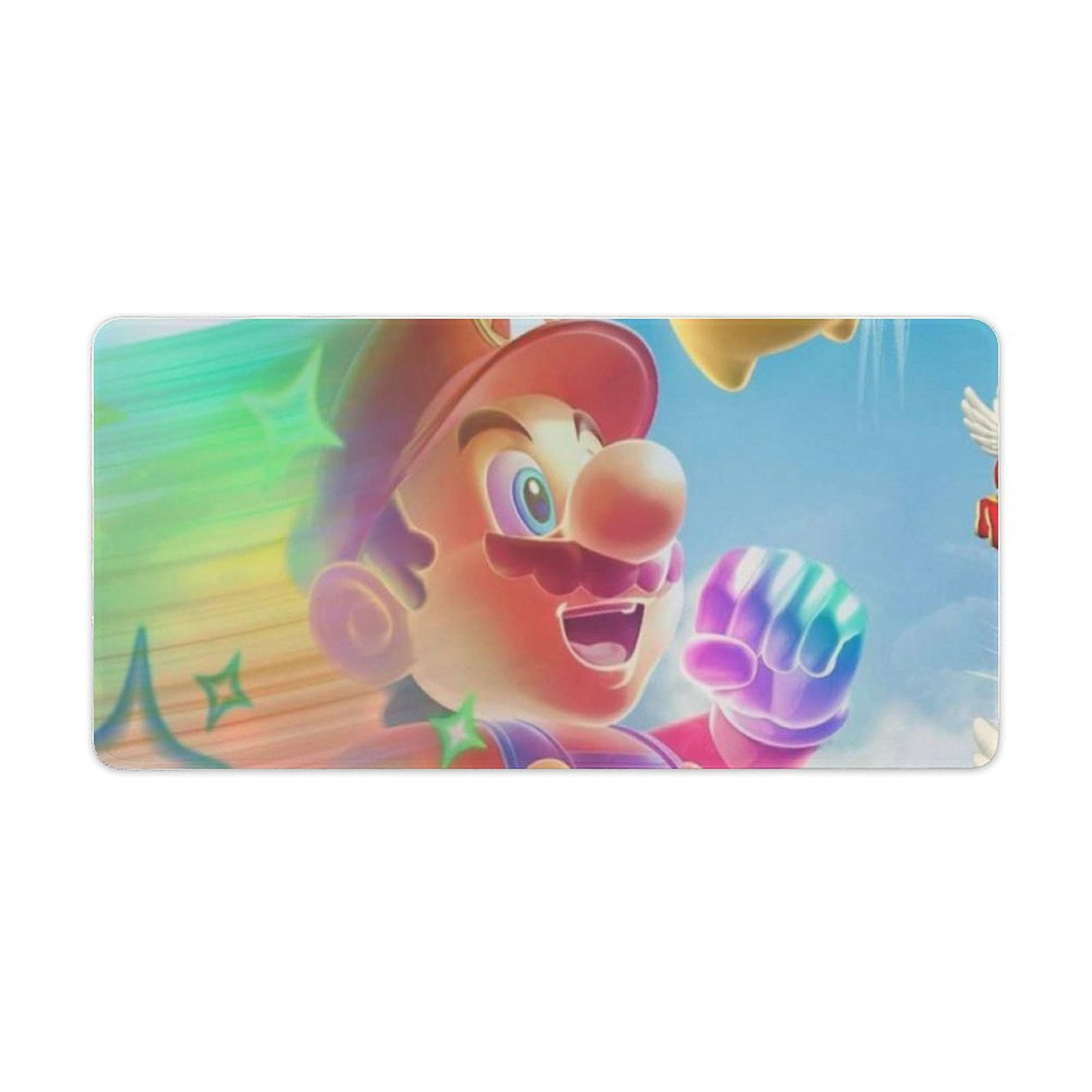 Mario Game Extended Gaming Mouse Pad No-sliped Large Desk Mat Stitched ...