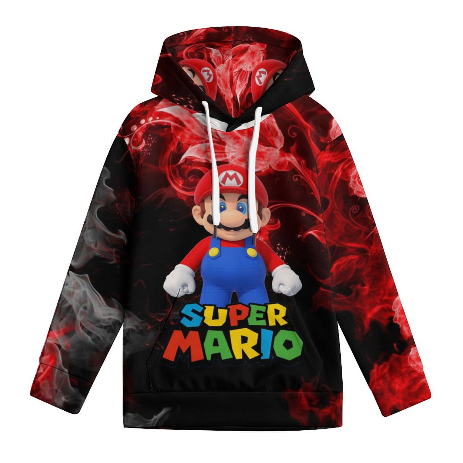 Mario Hoodies, Unisex Pullover Hoodie, 3D Printed Sweatshirt, Perfect ...