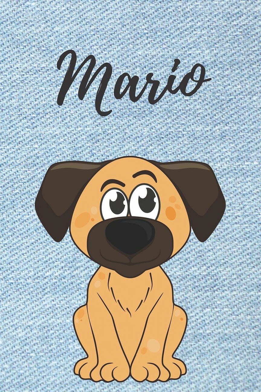 Mario Hund-Malbuch / Notizbuch Tagebuch: Individuelles personalisiertes ...