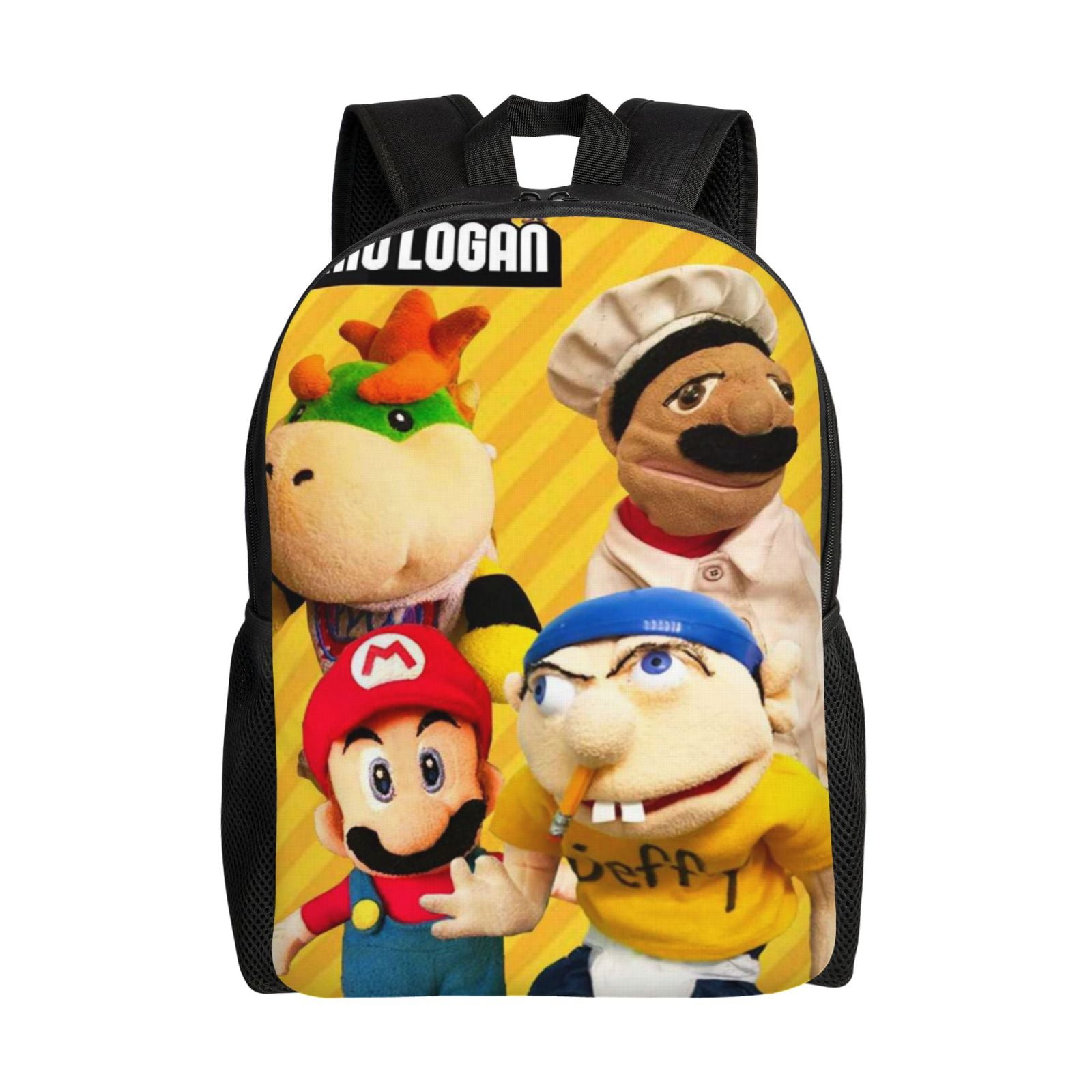 Mario Jeffy SML Backpack Laptop School Bag Student Satchel Lightweight ...