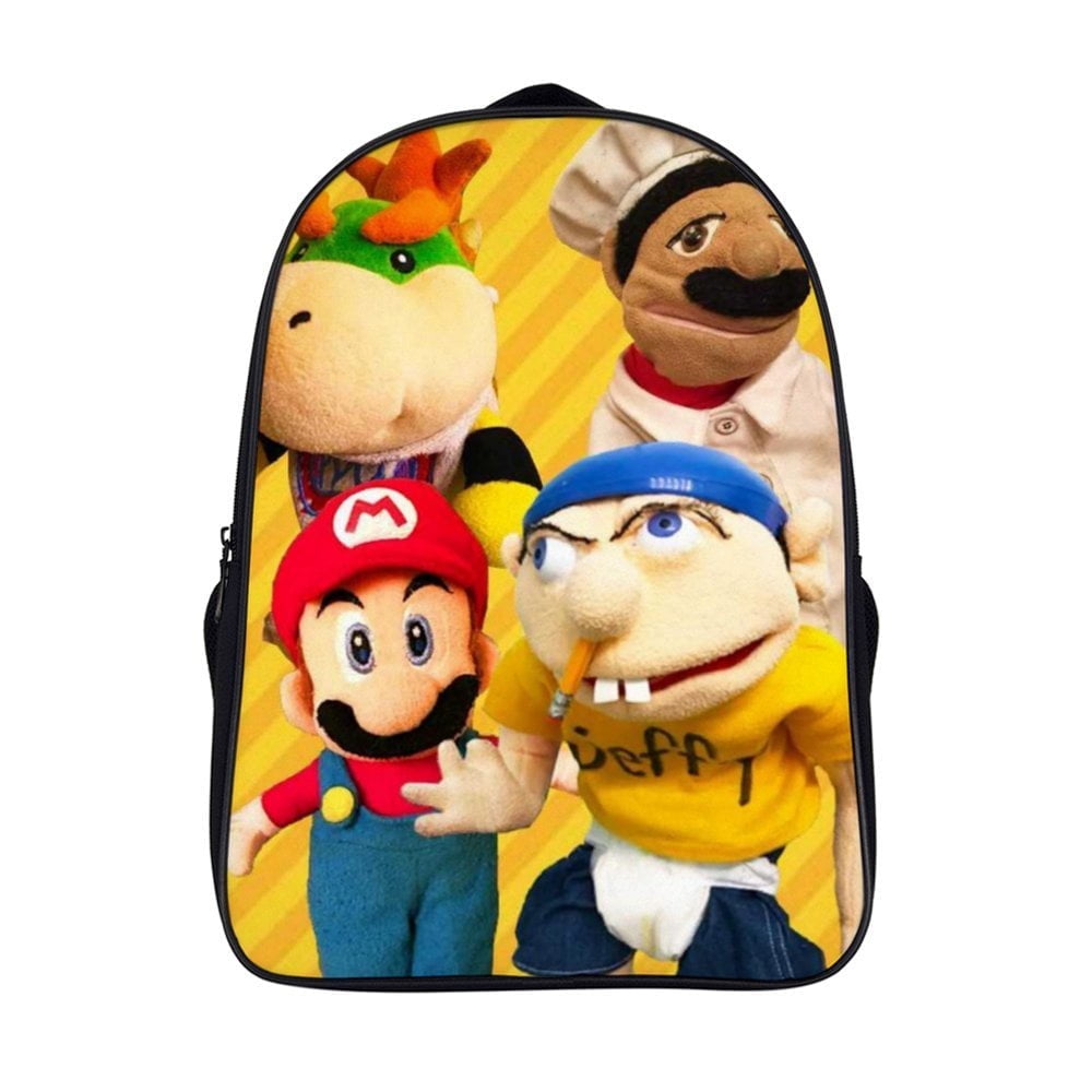 Mario Jeffy SML Basic Backpack Schoolbag Travel Bag 2 Compartment ...