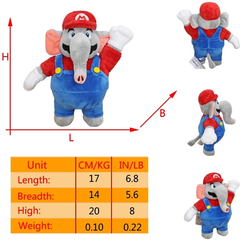 Mario Kamek Koopa Stuffed Toy Bowser Ludwig Morton Wendy Lemmy Larry ...