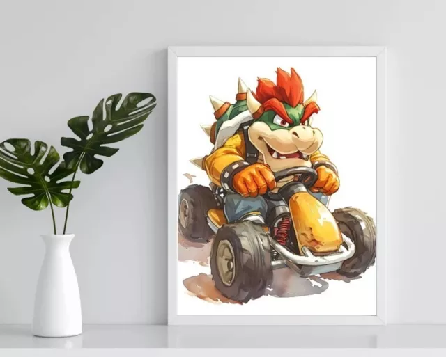 Mario Kart Poster, Super Mario Art, Gaming Poster, Printable Wall Art 5 ...