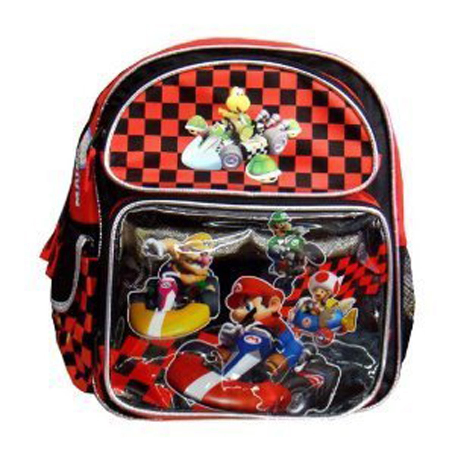 Mario Kart Racing Pre-K Toddler Size Small Backpack - Walmart.com