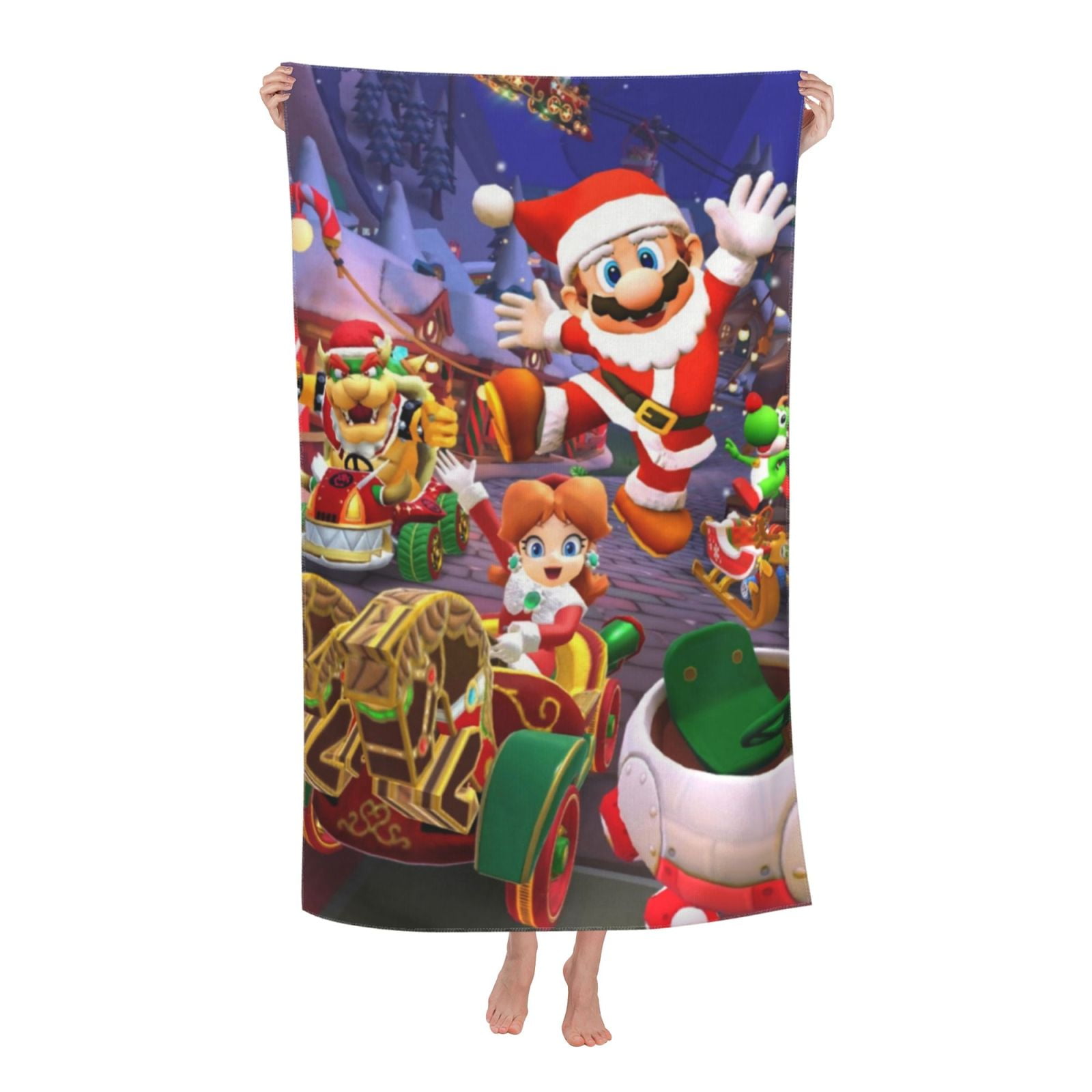 Mario Kart Tour Bath Towels for Kids Adults,Mario Kart Tour Beach Towel ...