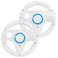 Steering Wheel for Wii, 2 Pack Racing Steering Wheel for Wii Controller ...