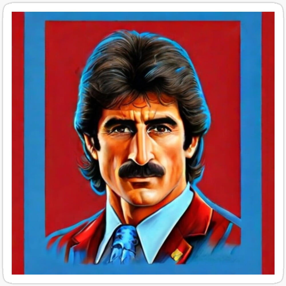 Mario Kempes Sticker Phone Decal Water Bottle Stickers Car Decals ...
