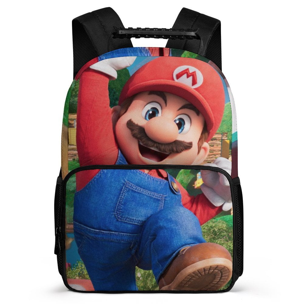 Mario Kid School Backpack Bookbag Casual Daypack Travel Backpacks for ...