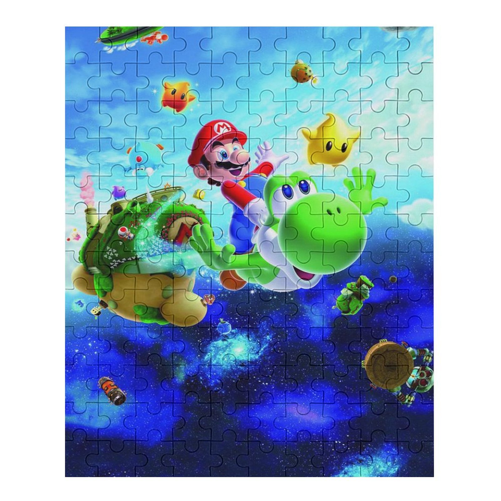 Mario Kids Jigsaw Puzzle Toys Cartoon Educational Learning Gift ...