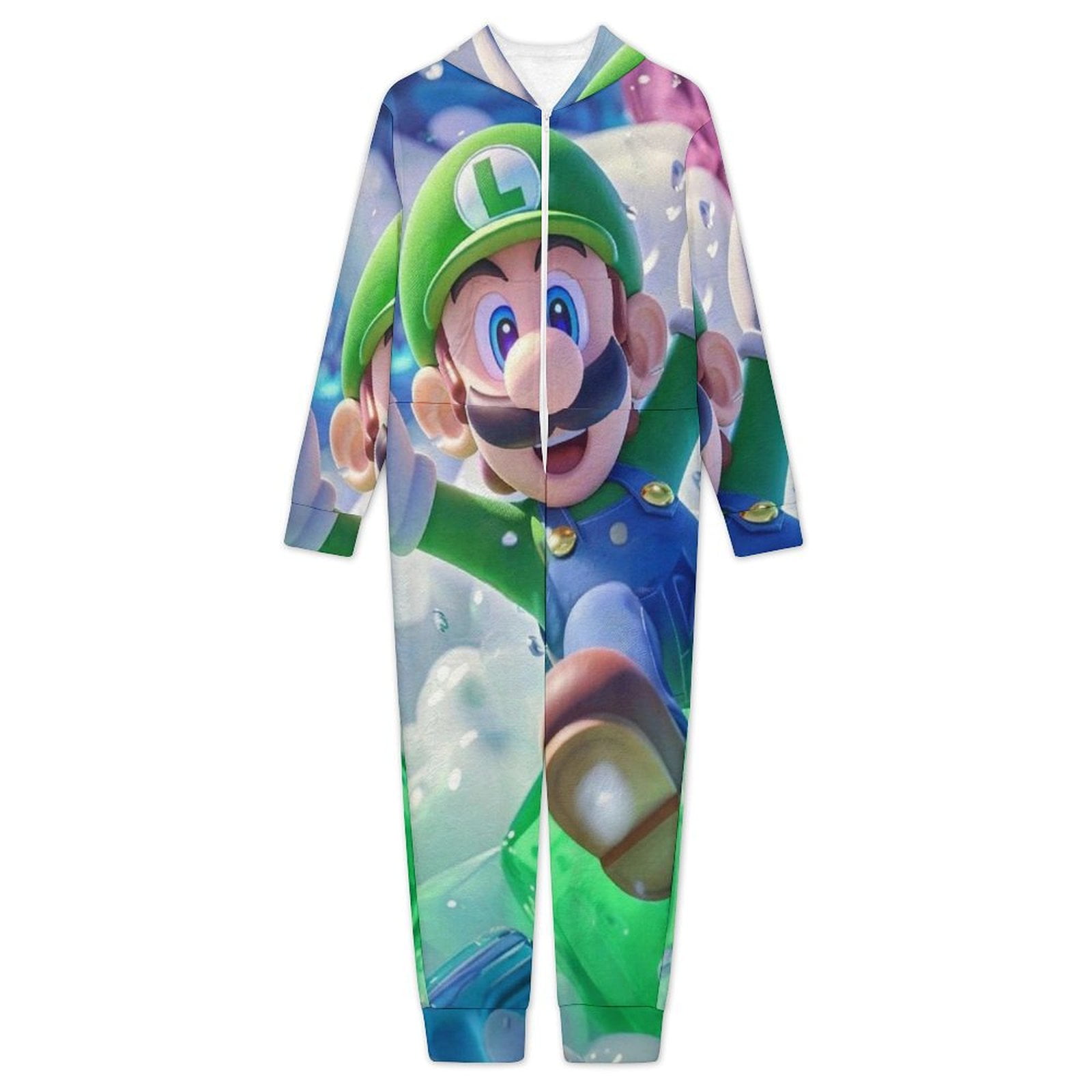 Mario Kids One-piece Pajamas Cartoon for Girls - Walmart.com