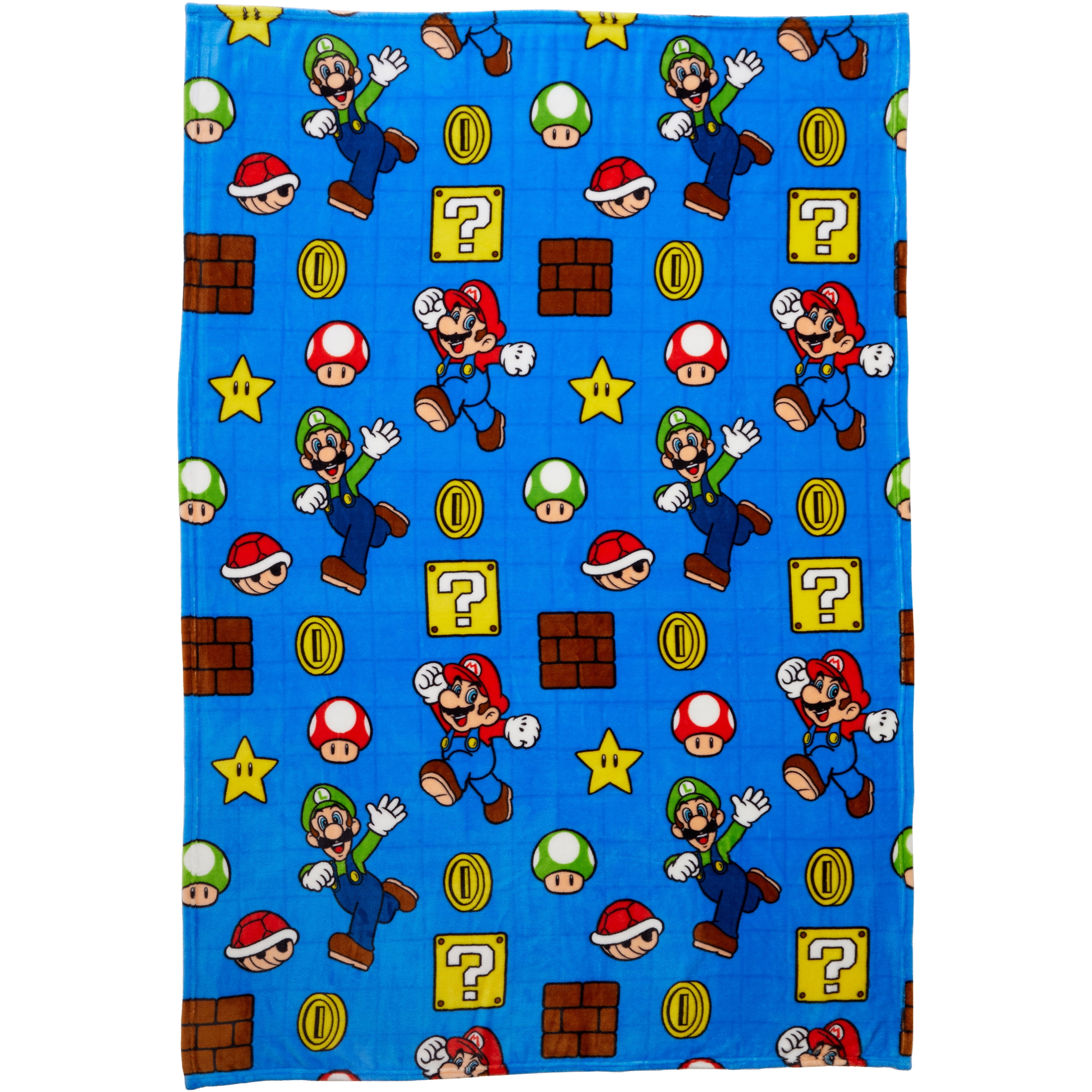 Super Mario Kids Silky Soft Plush Throw Blanket, 50 x 70 - Walmart.com