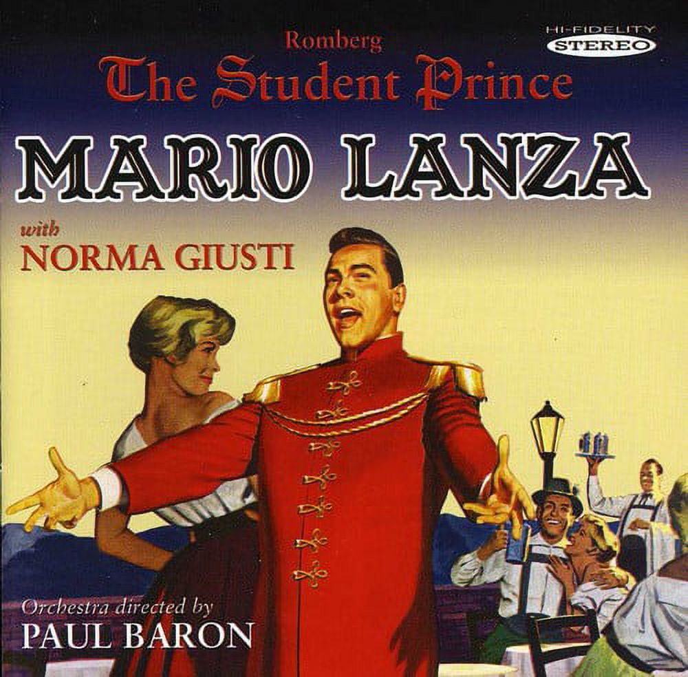 Mario Lanza - The Student Prince - Music & Performance - CD - Walmart.com