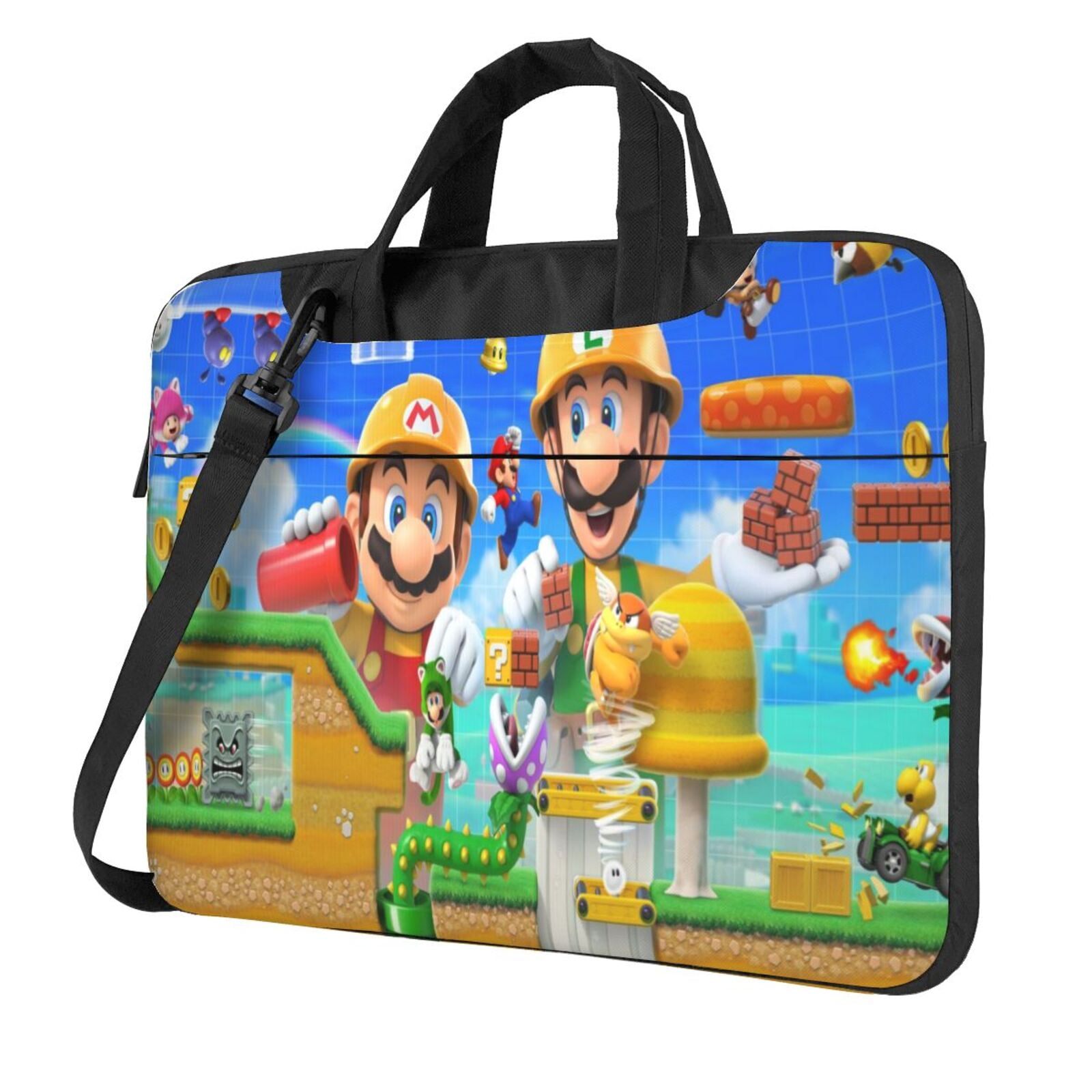 Mario Laptop Bag, 13 inch Computer Bag Messenger Shoulder Bag Carrying ...