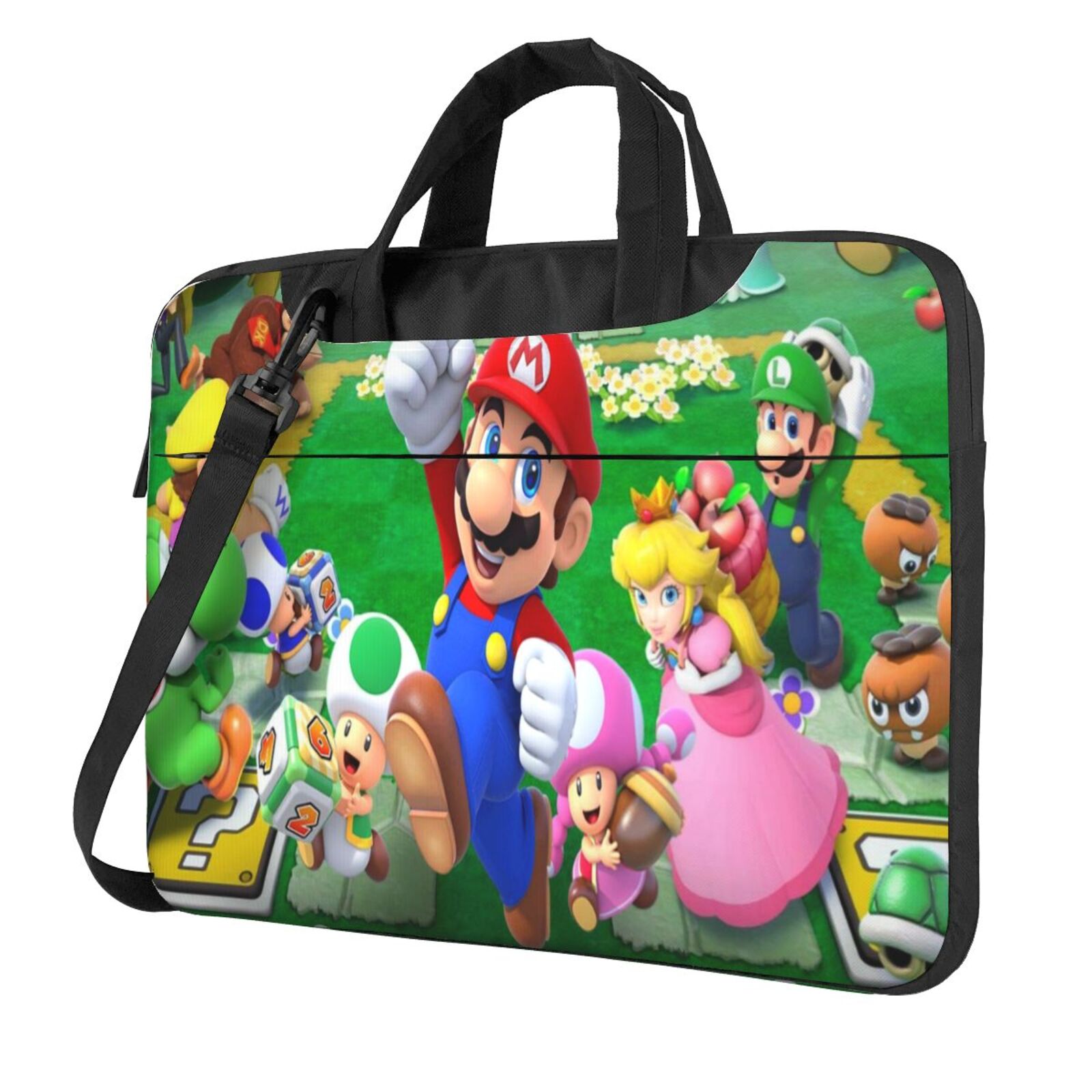 Mario Laptop Bag, 15.6 inch Computer Bag Messenger Shoulder Bag ...