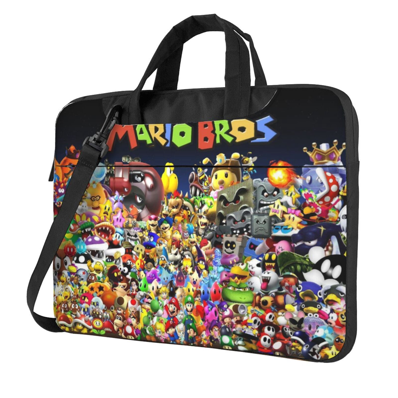 Mario Laptop Bag, 15.6 inch Computer Bag Messenger Shoulder Bag ...