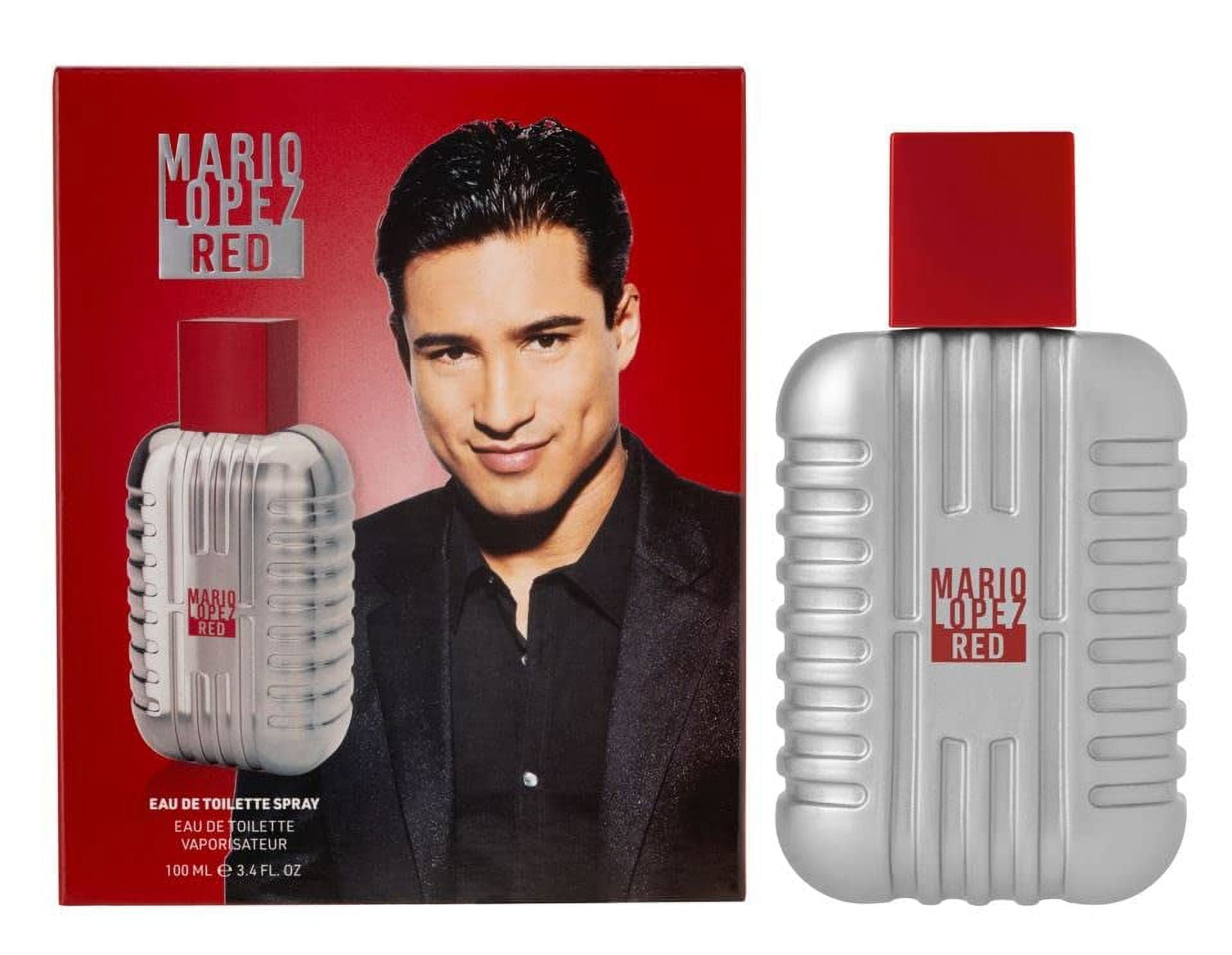 Mario Lopez Cologne EDT for Men - Red - 3.4oz/100ml - Walmart.com