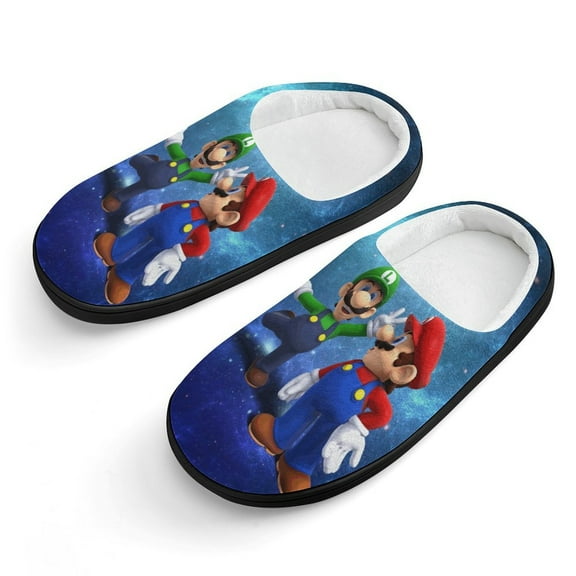 Castle Crashers Logo Cotton Slippers For Kids Winter Warm Soft Plush ...