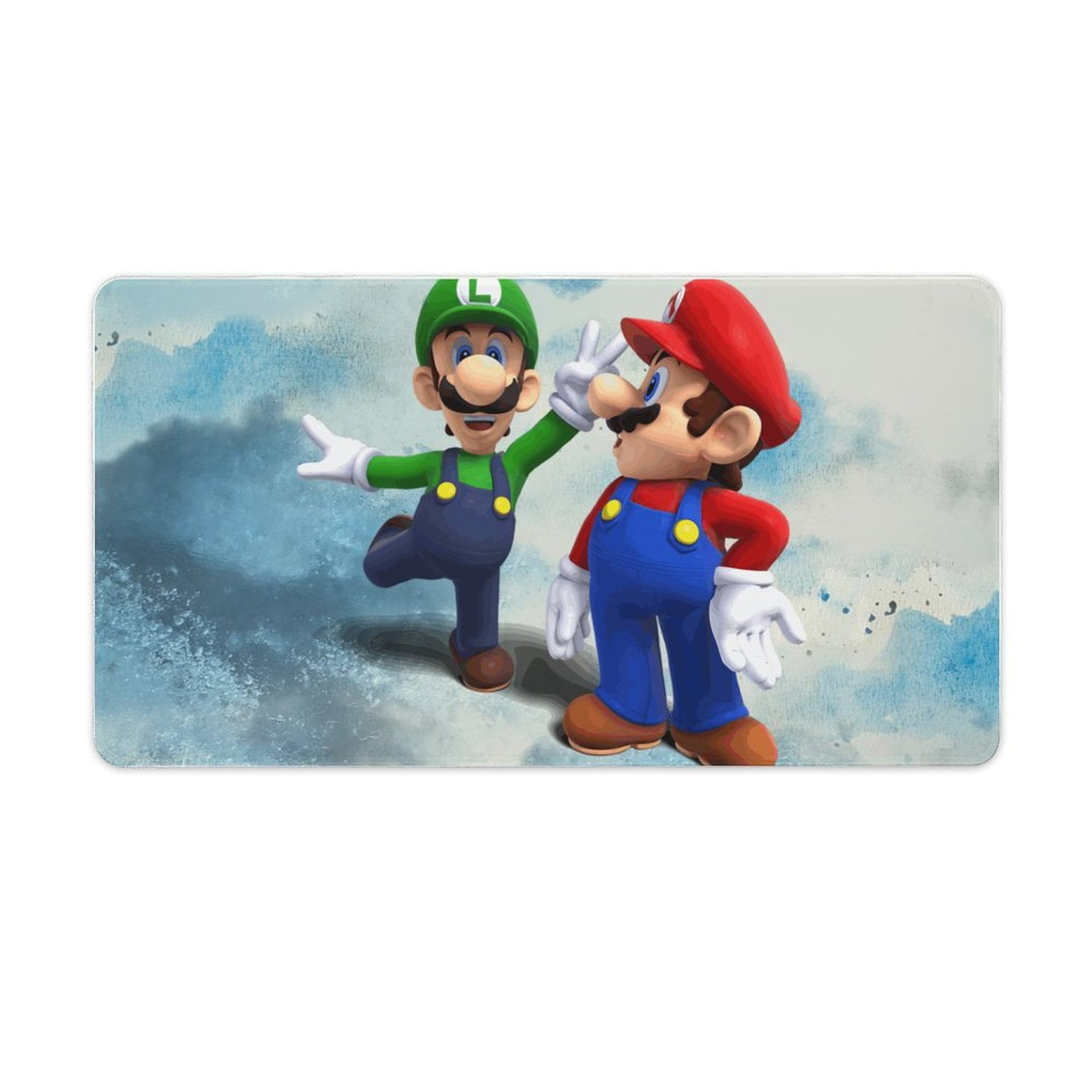 Mario Luigi Bros Extended Gaming Mouse Pad No-sliped Large Desk Mat ...