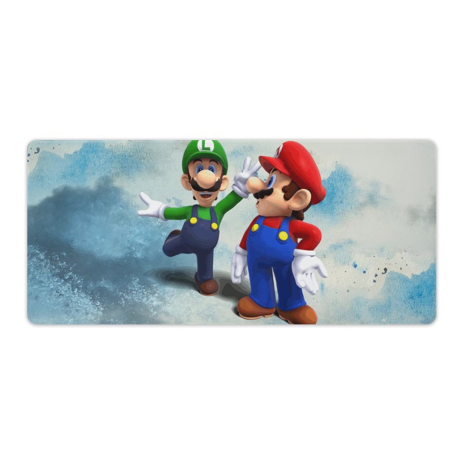 Mario Luigi Bros Extended Gaming Mouse Pad No-sliped Large Desk Mat ...
