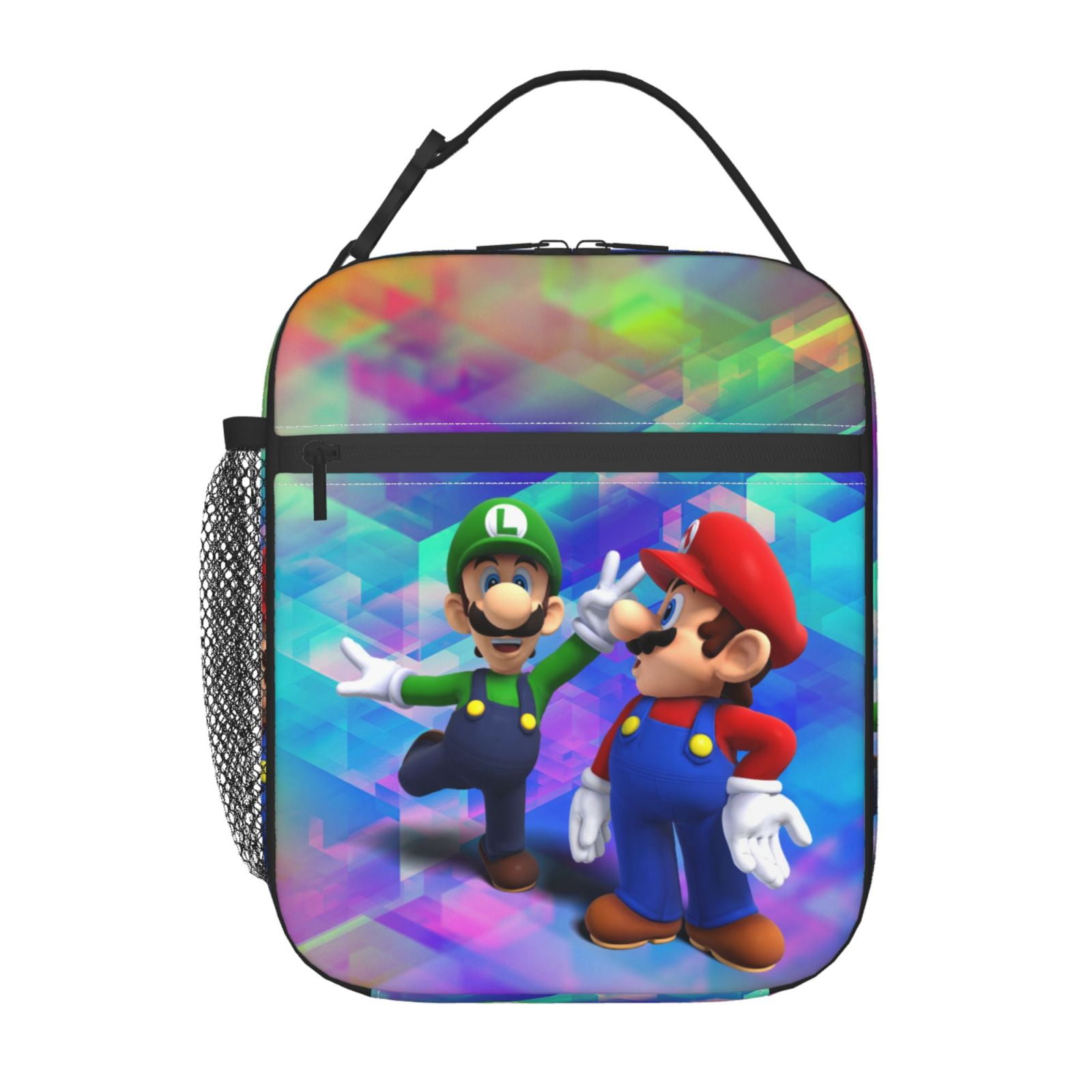 Mario Luigi Bros Portable Insulated Lunch Bag Tote Bento Bag Cooler ...