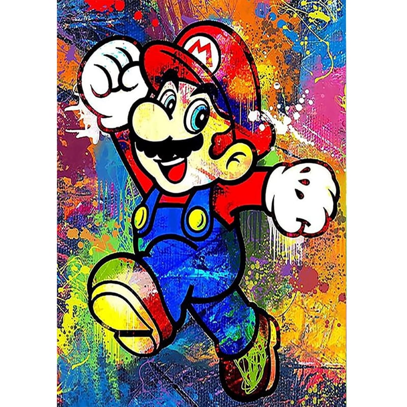 Mario Luigi Diamond Painting Kits for Adults, 5D Diamond Art Kits for ...