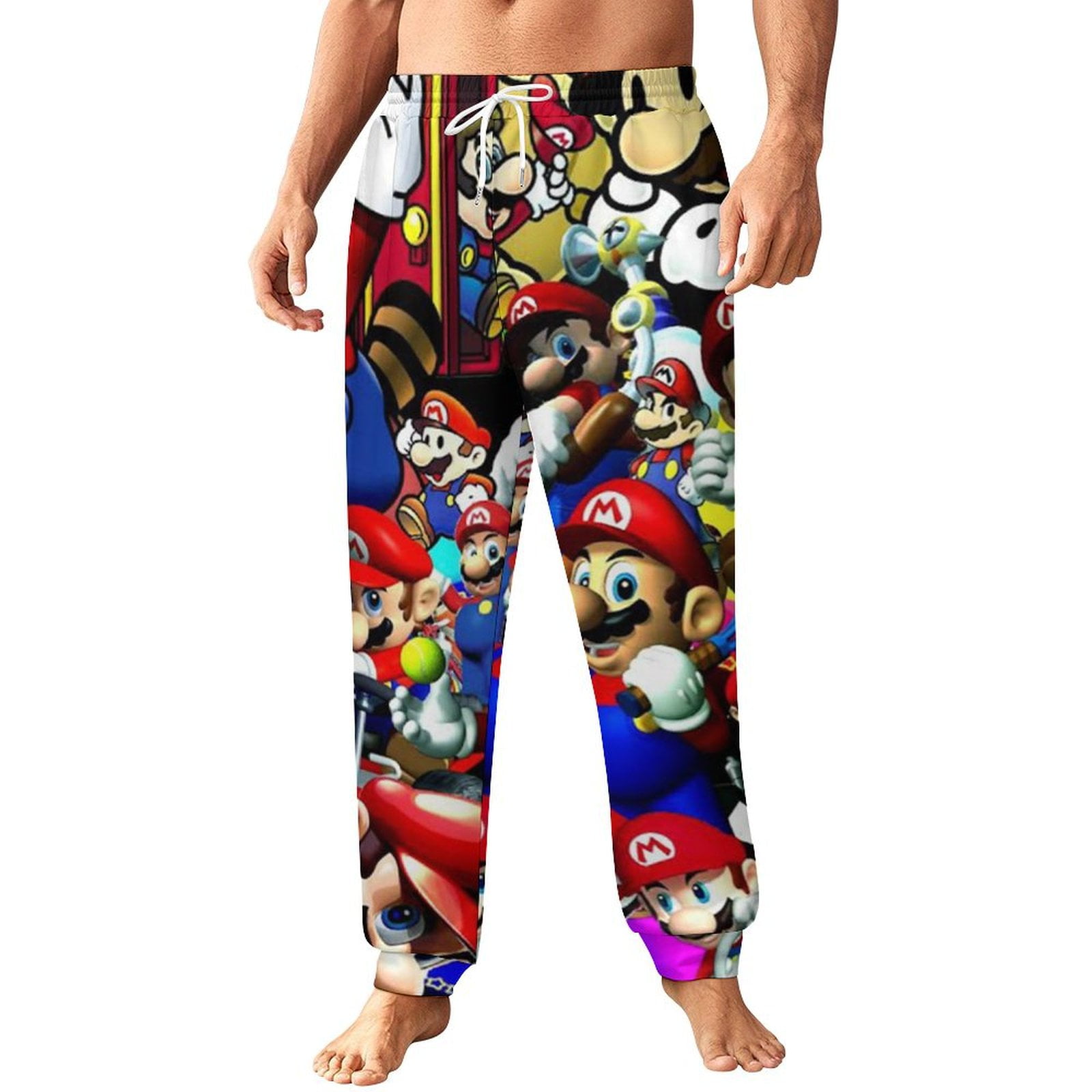 Mario Luigi Men's Sweatpants Trousers 3D Printed Joggers Track Pants ...