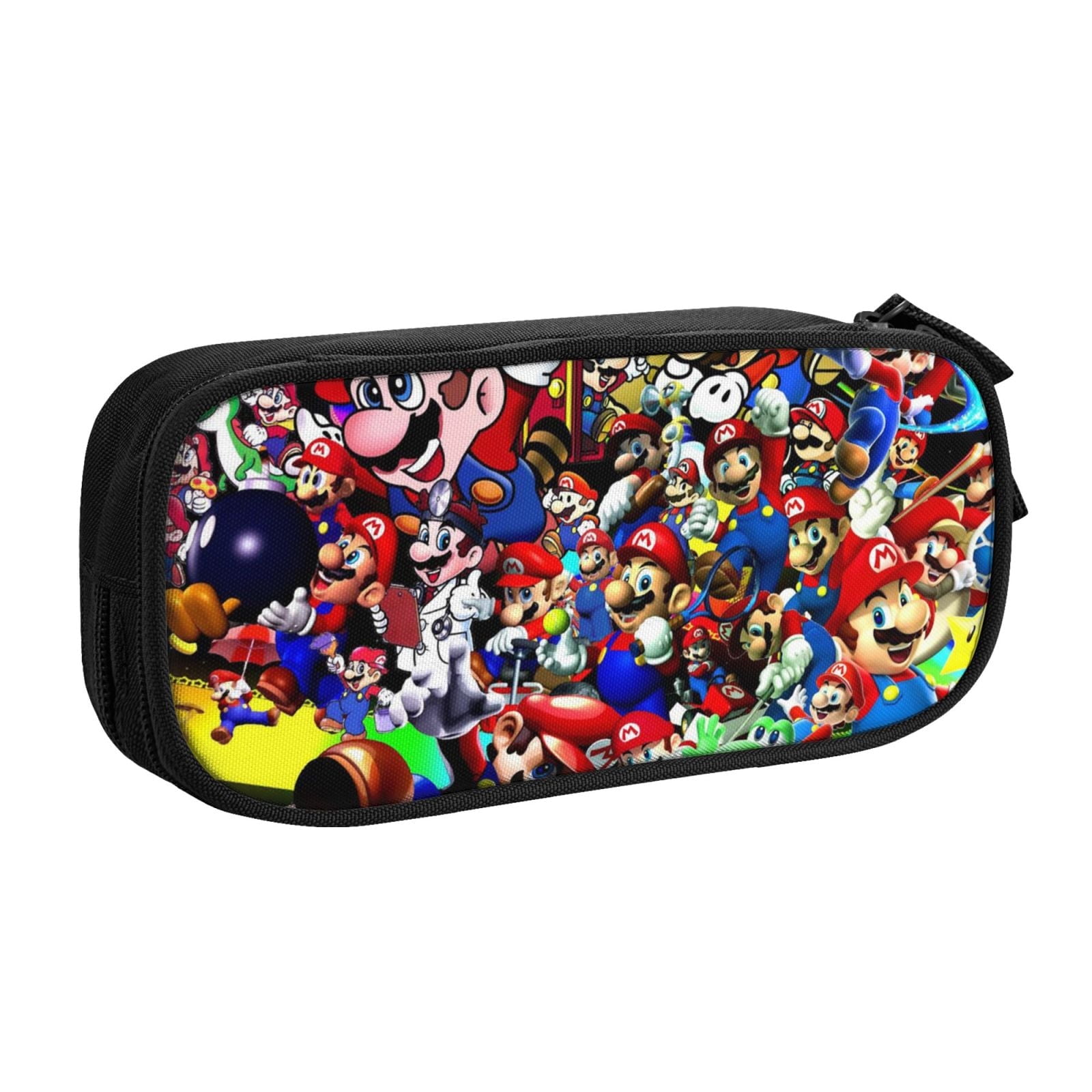 Mario Luigi Pencil Case Large Capacity Pencilcase Double-layer Pen Bag ...