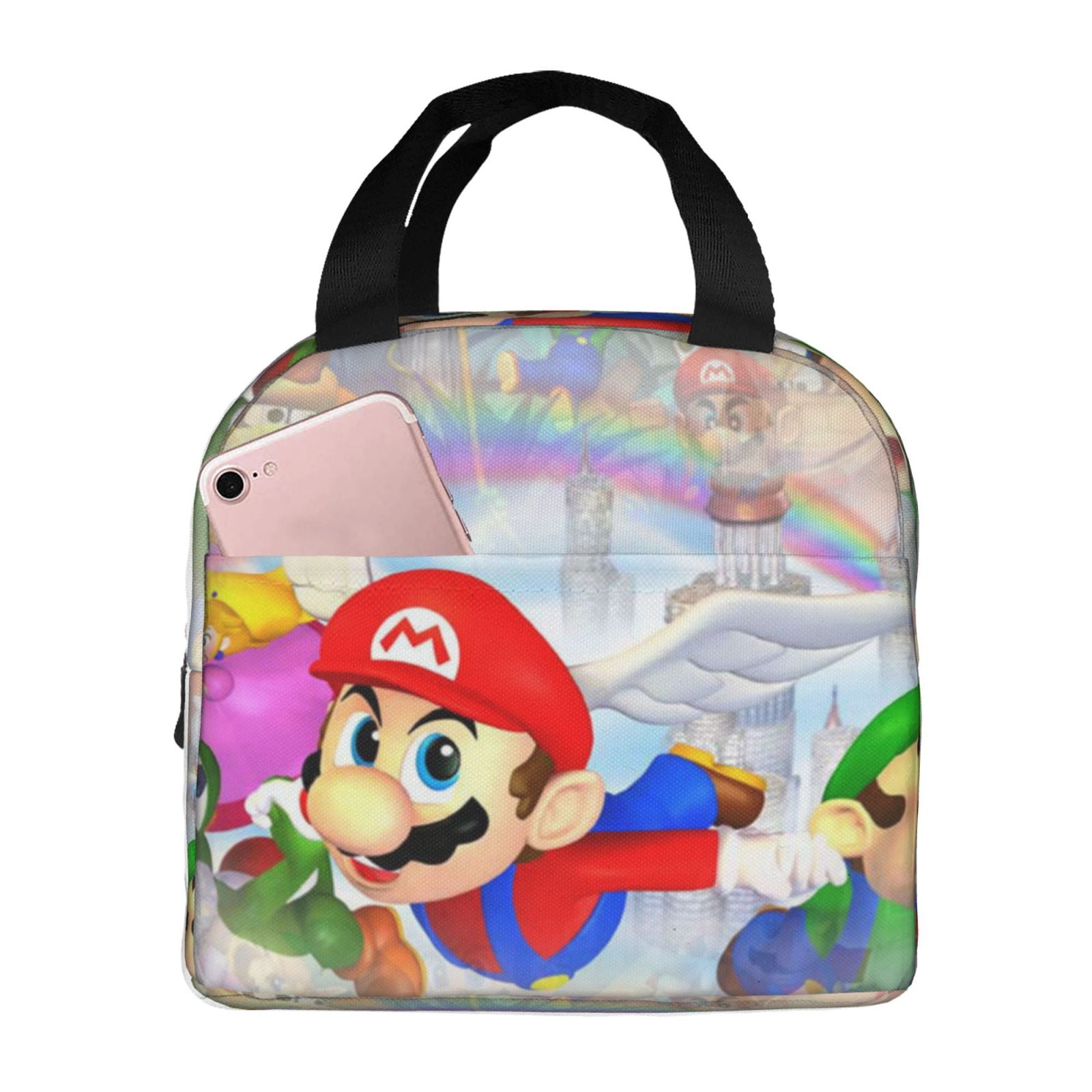 Mario Luigi Portable Lunch Bag Reusable Lunch Box Insulated Thermal ...