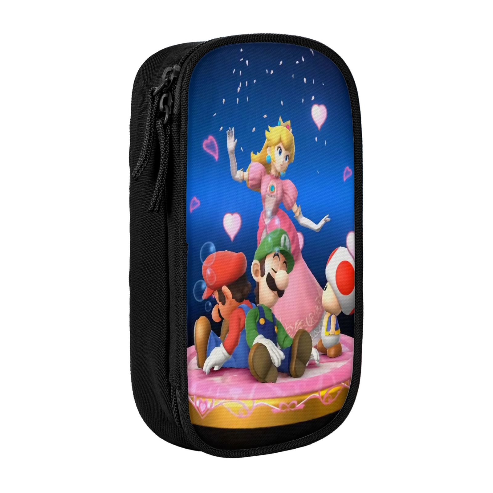 Mario And Luigi Princesa Peaches Pencil Case,Pencil Pouch,Extra Big ...