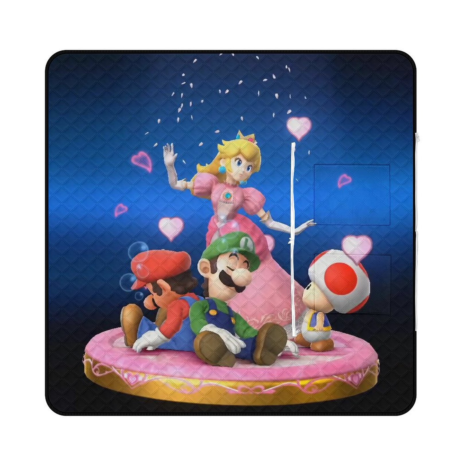 Mario And Luigi Princesa Peaches Picnic Blankets 59"x59" Extra Large ...