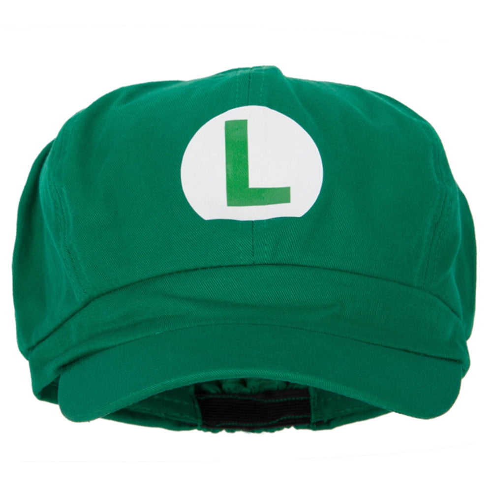 Mario Luigi Wario Waluigi Heat Transfer Cotton Elastic Newsboy Cap ...