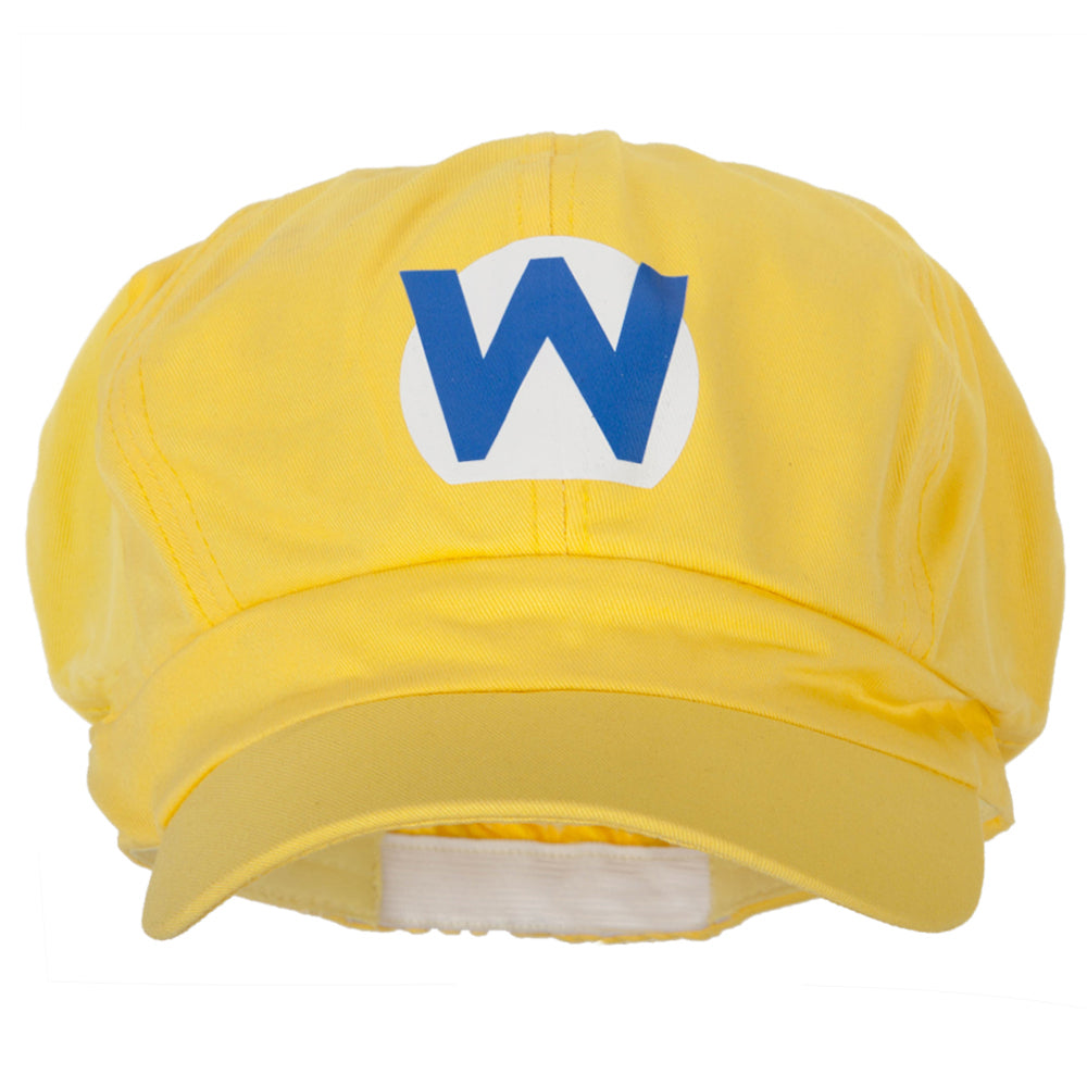 Mario Luigi Wario Waluigi Heat Transfer Cotton Elastic Newsboy Cap ...