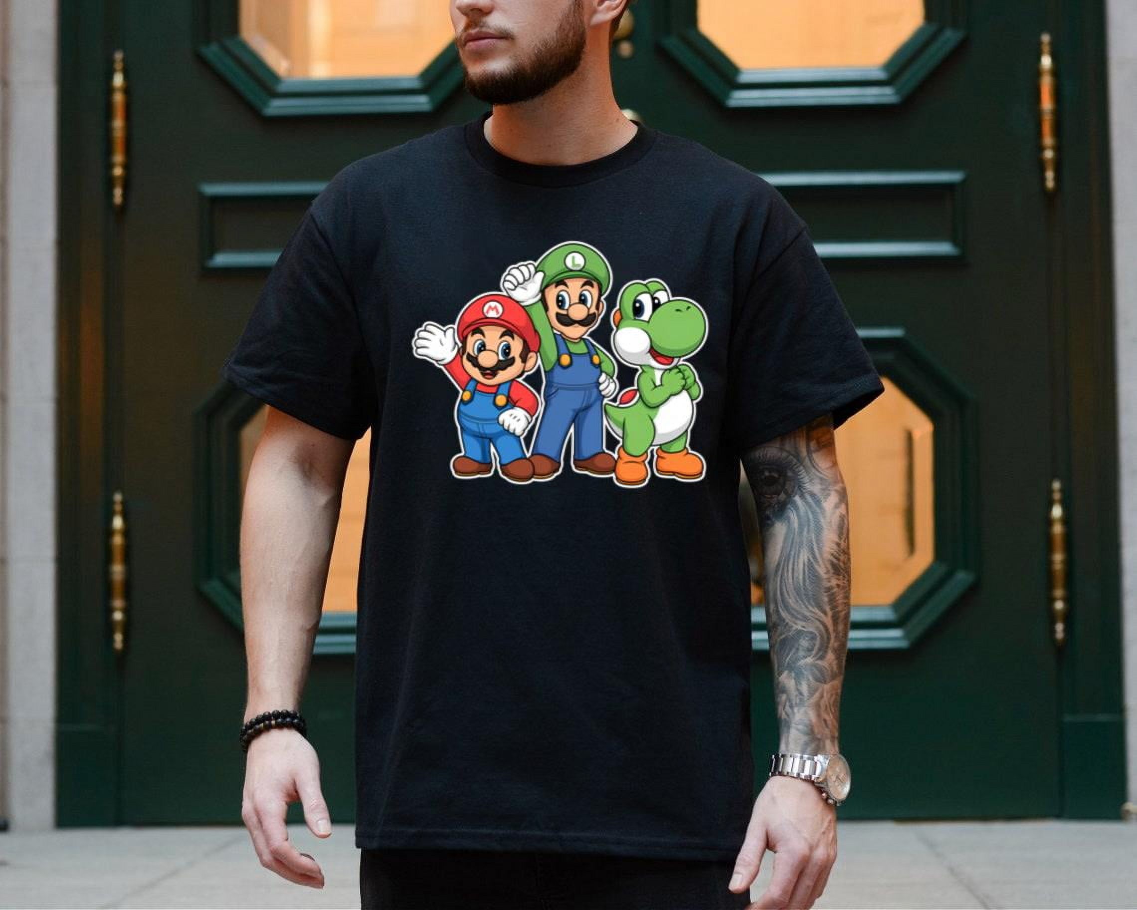 Mario Luigi and Yoshi Joyful Friends T-Shirt, Super Mario Friends Shirt ...